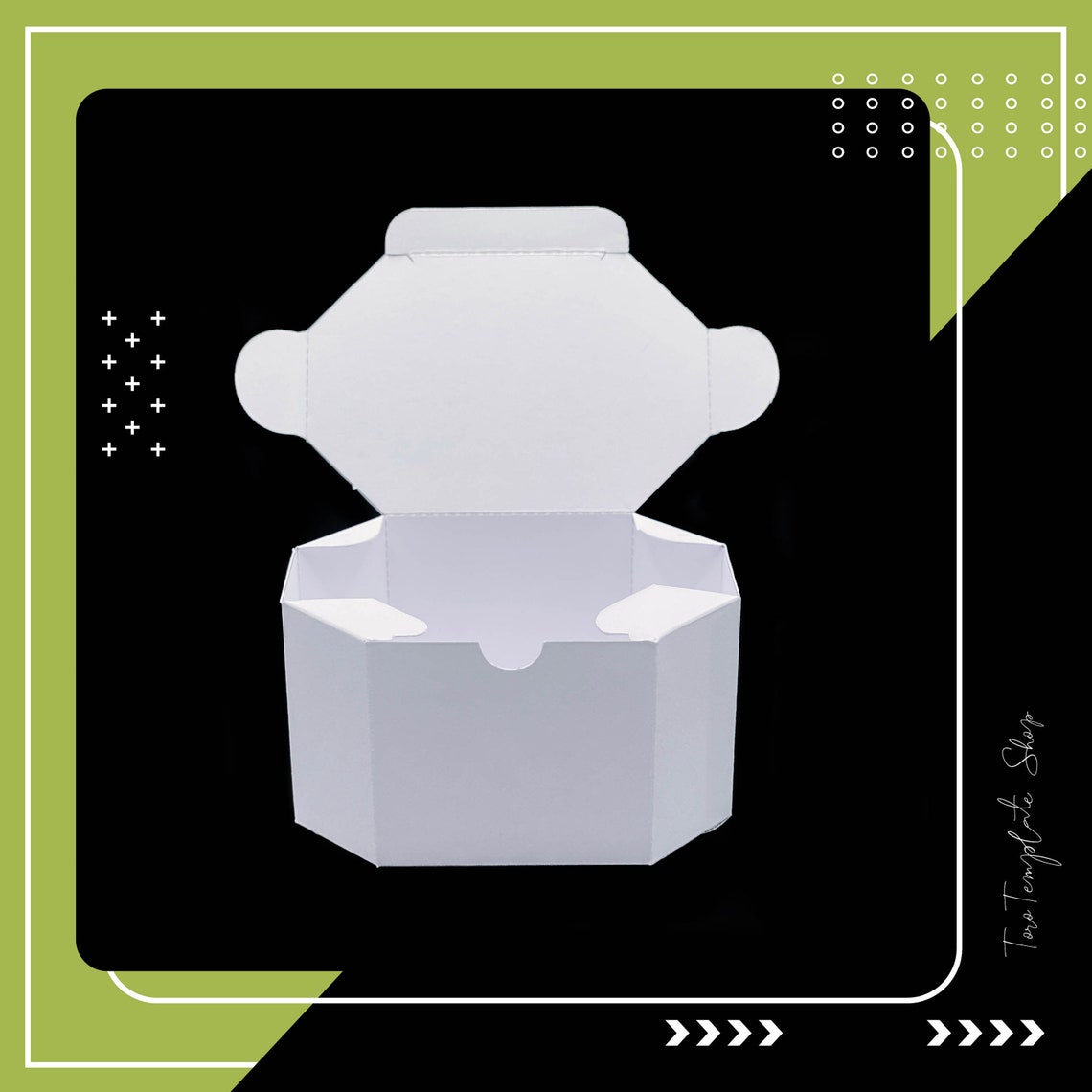 Octagon Box Template, Gift Box Template, Candy Box Template, Jewelrybox ...