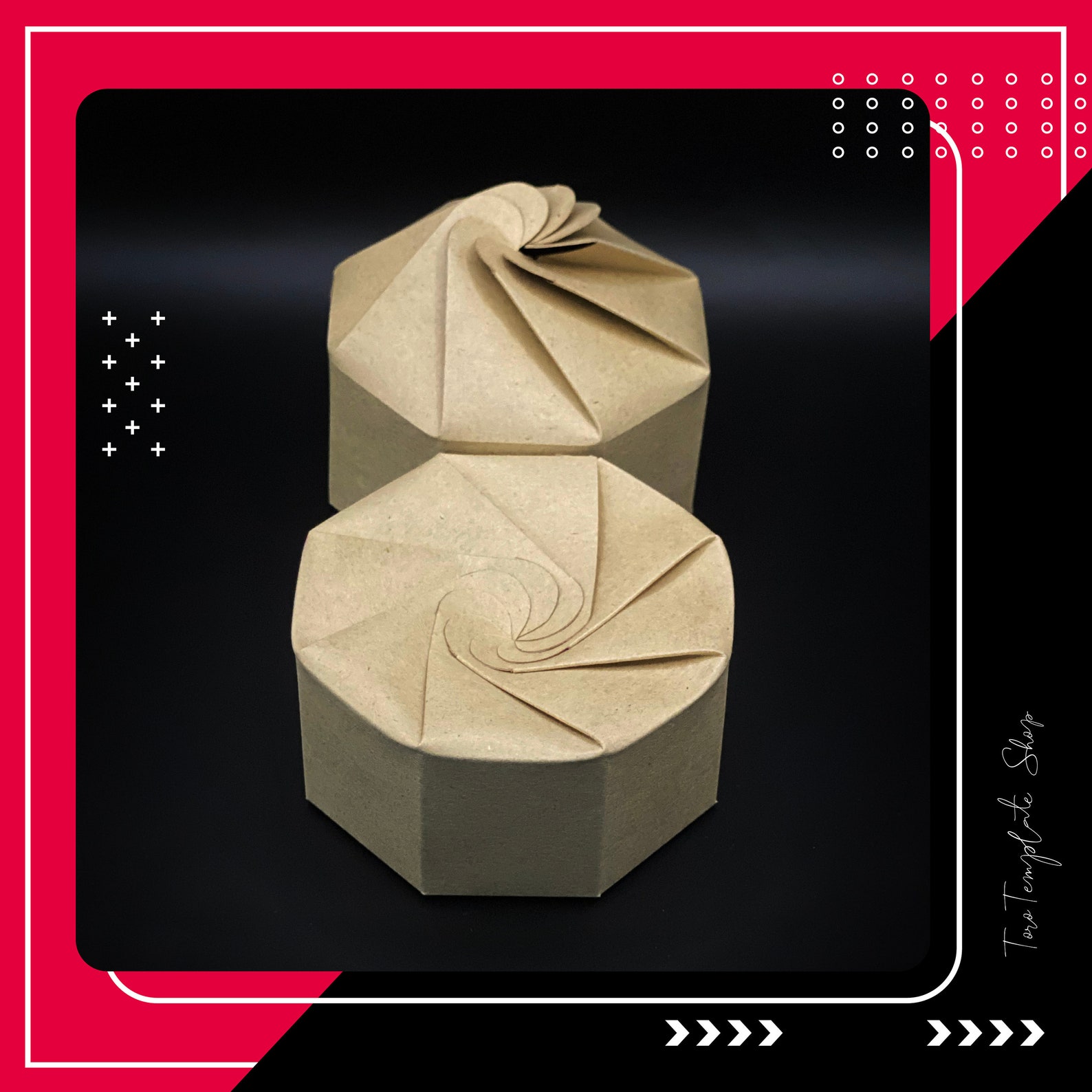 Octagon Box Template, Box Template, Cookies Box Template, Gift Box ...
