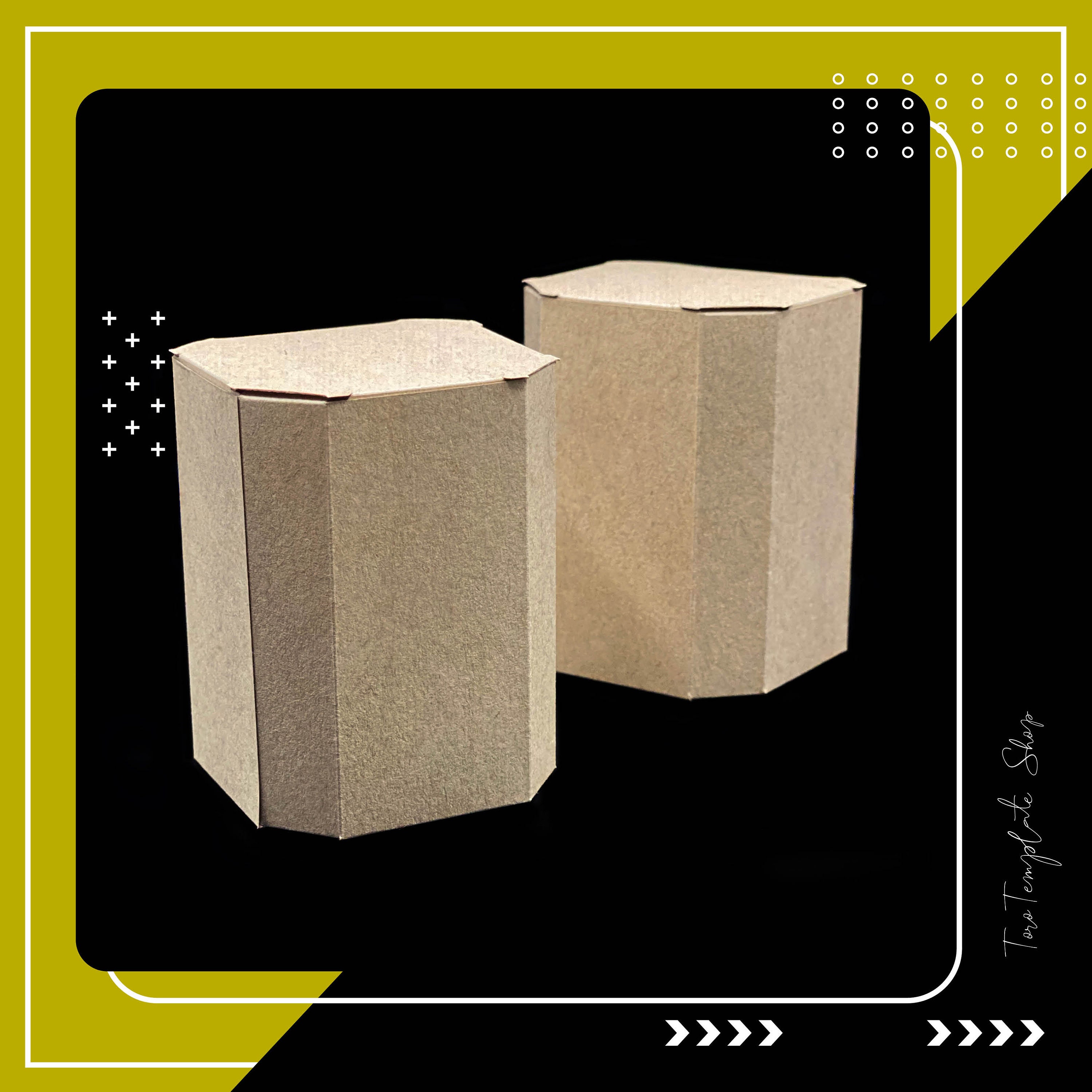 Octagon Box Template, Gift Box Template, Candy Box Template, Cookies ...