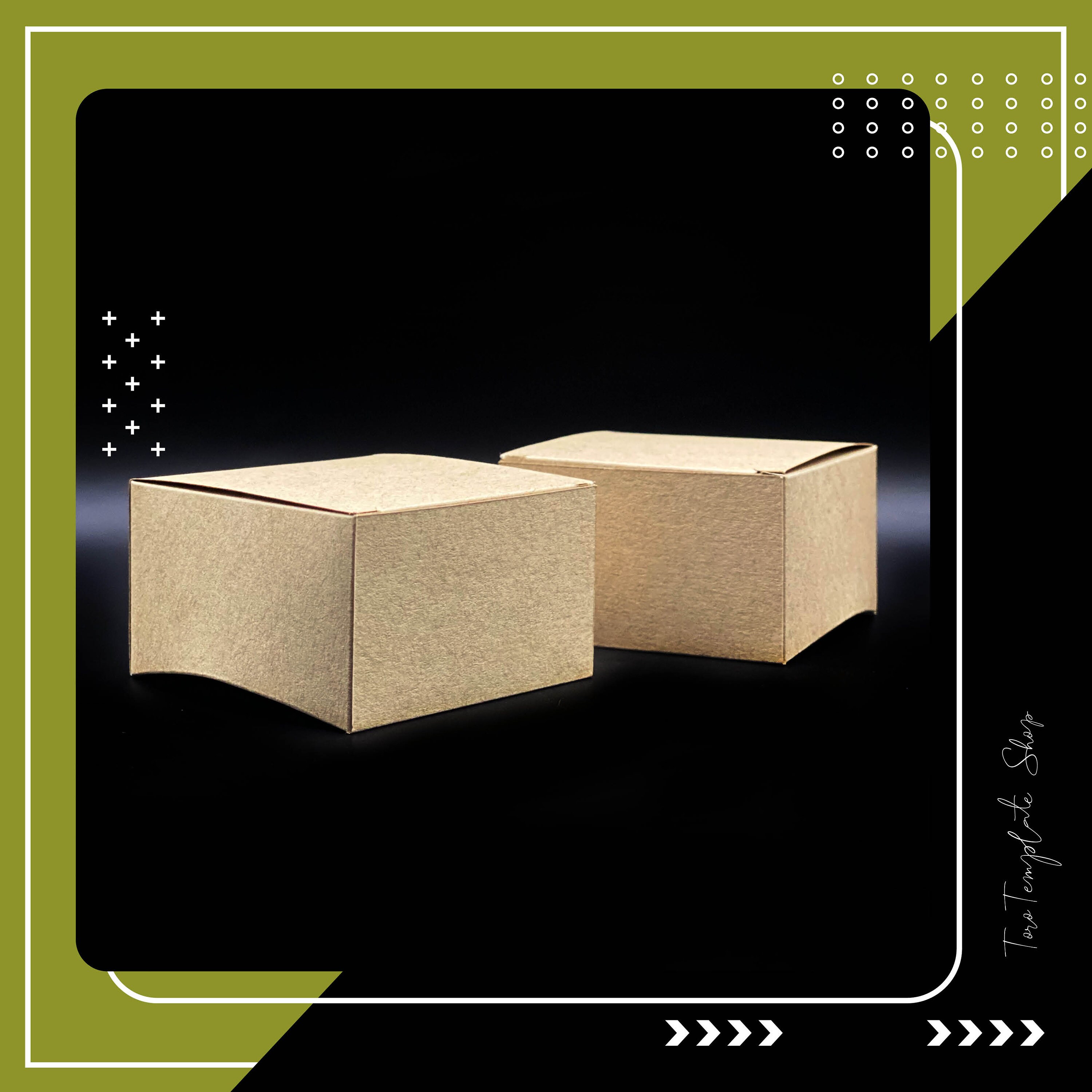 Rectangle Box Template, Curved Box Template, Gift Box Template, Candy ...