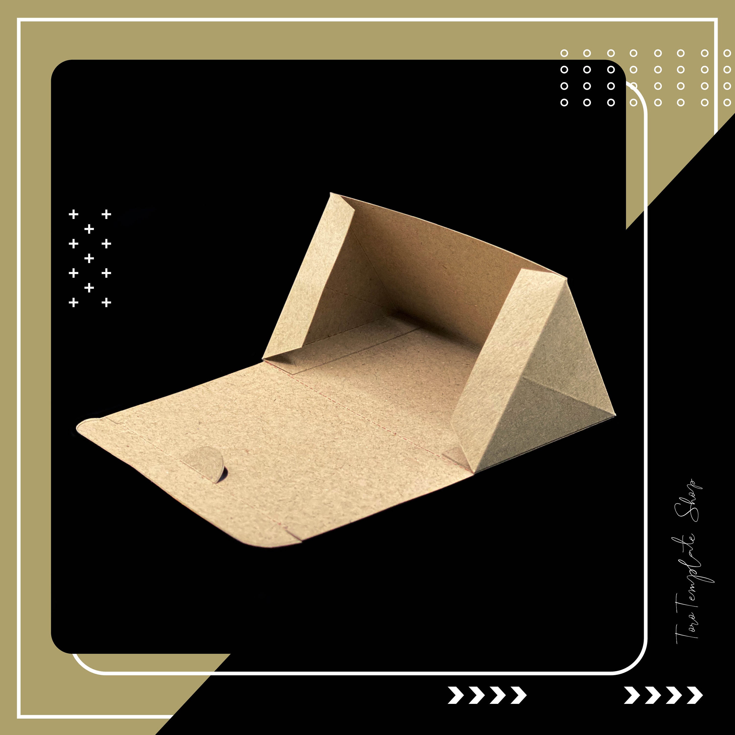Triangle Gift Box Template: Printable Candy & Jewelry Box (digital ...