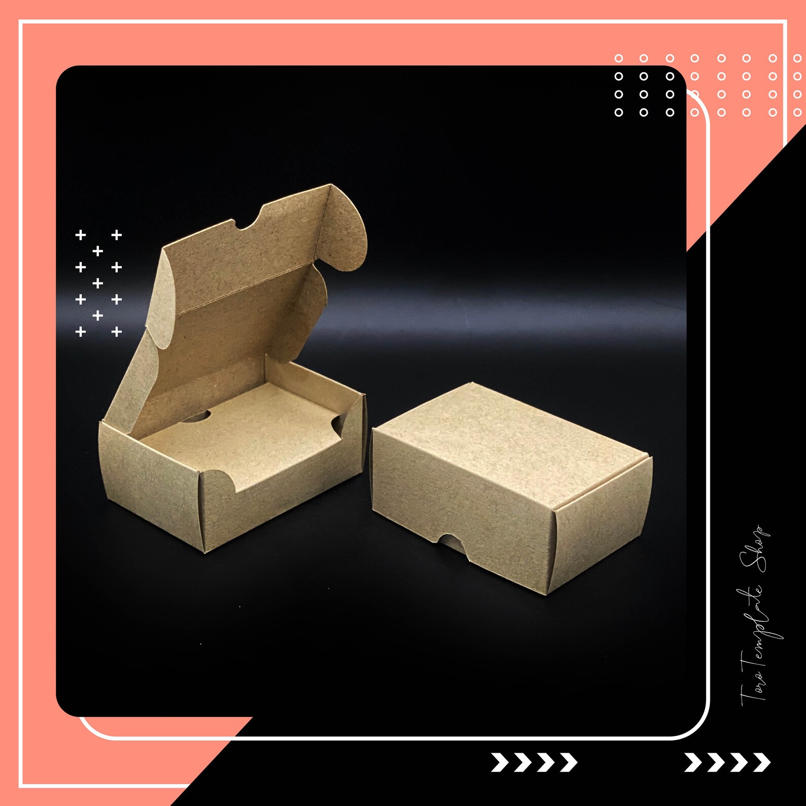 Secret Box Template, Box Template, Gift Box Template, Cookies Box ...
