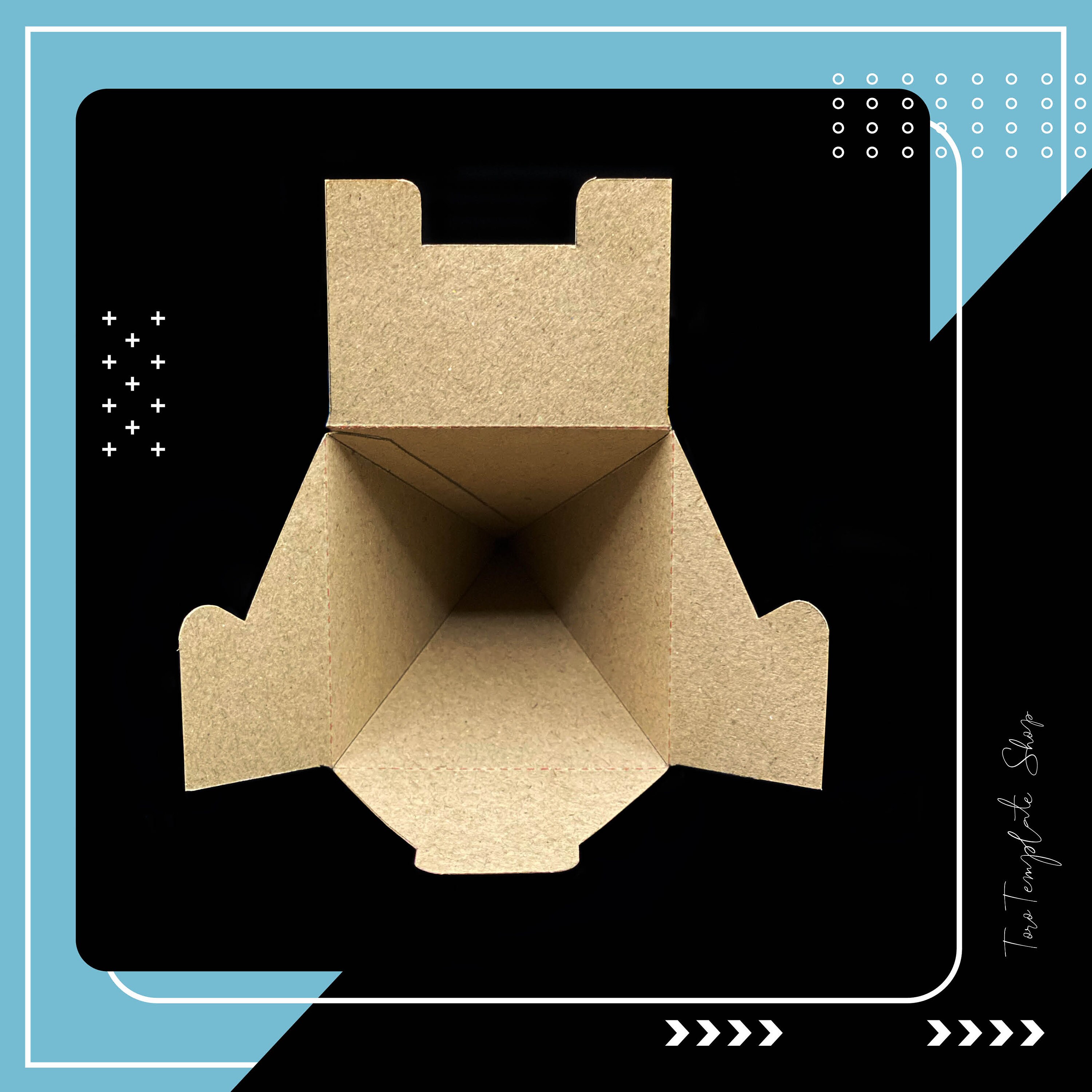 Pyramid Box Template, Gift Box Template, Candy Box Template, Cookies ...