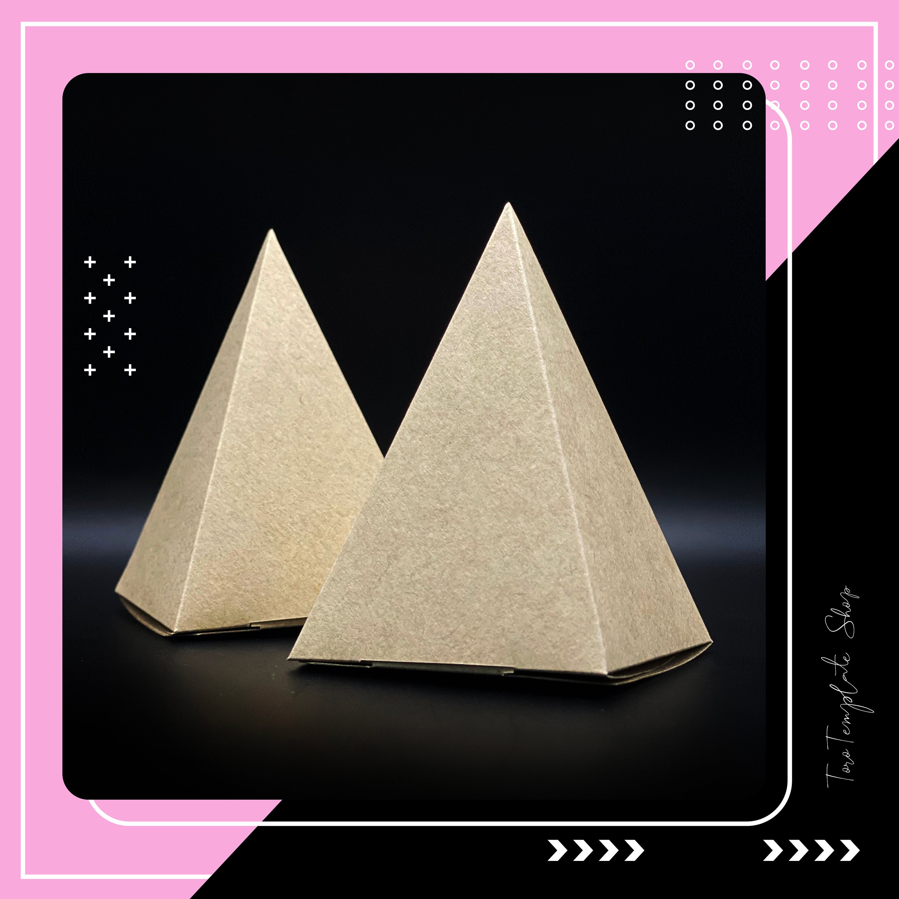 Pyramid Box Template, Box Template, Cookies Box Template, Gift Box ...