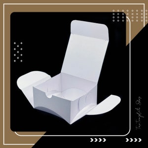 Rectangle Curved Corner Box Template, Gift Box Template, Candy Box ...