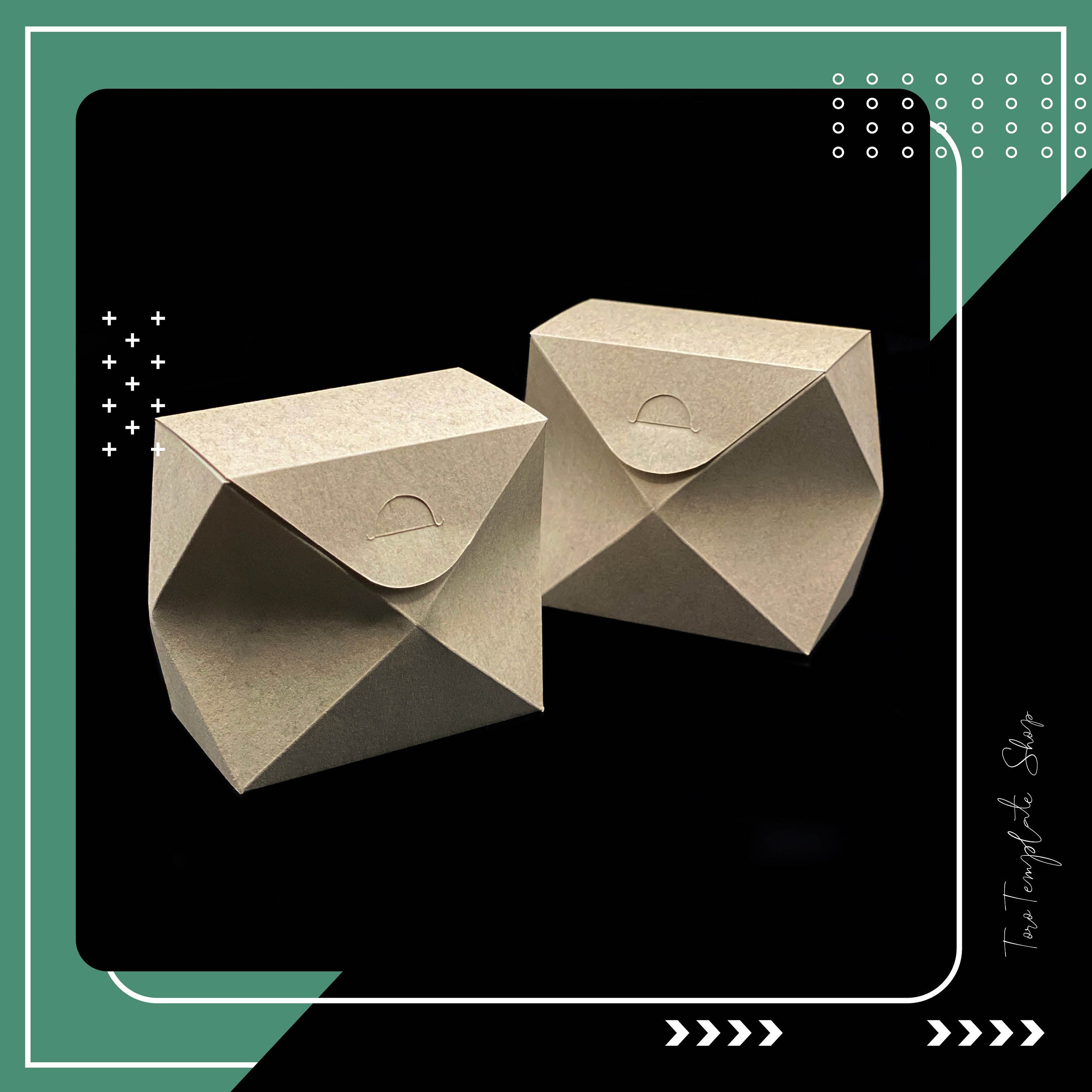 Zigzag Box Template, Gift Box Template, Candy Box Template, Cookies Box ...