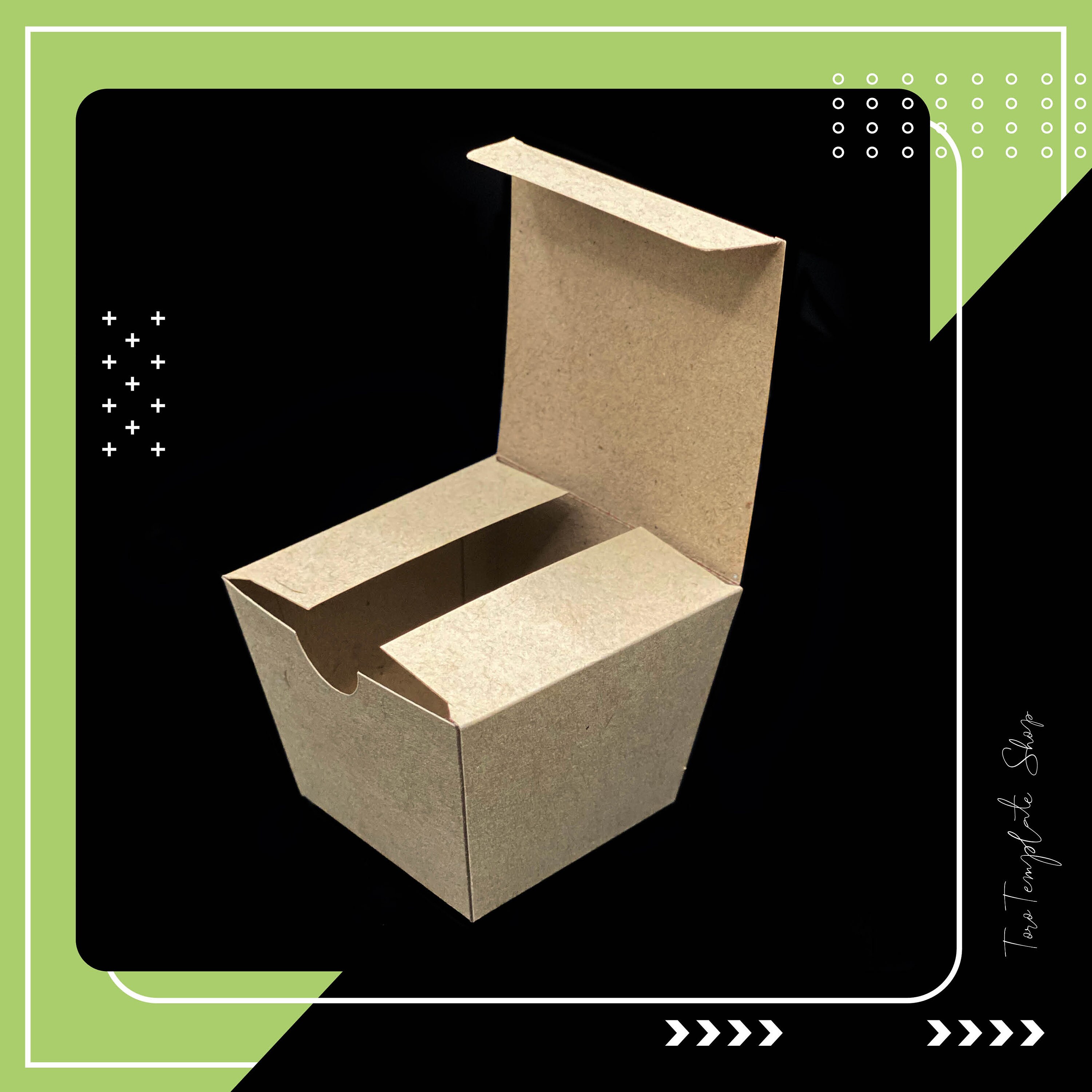 Trapezoid Box Template, Gift Box Template, Candy Box Template, Cookies ...