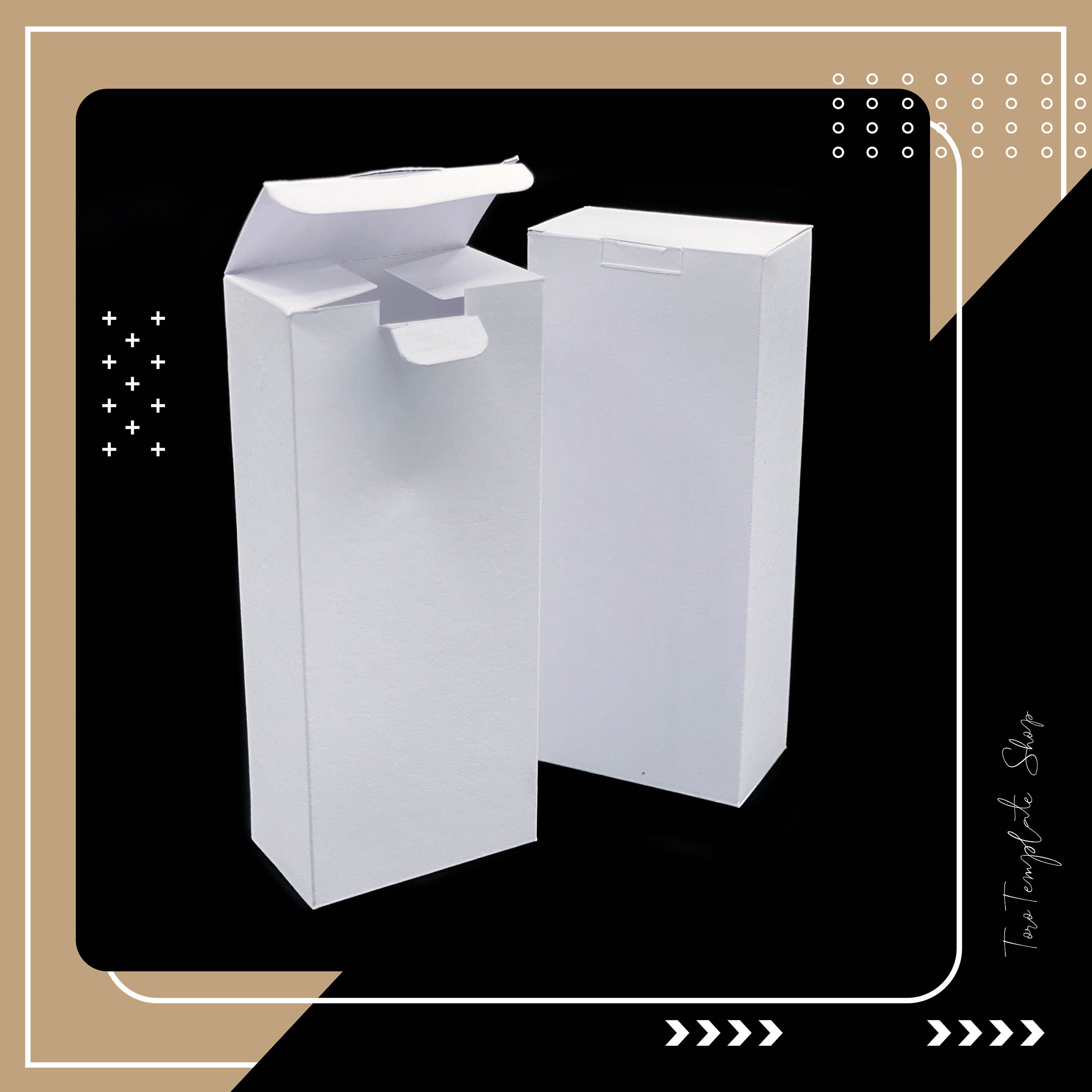 Long Box Template, Gift Box Template, Candy Box Template, Resizeable ...