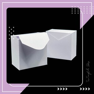 V Closure Box Template, Gift Box Template, Candy Box Template, Jewelry ...