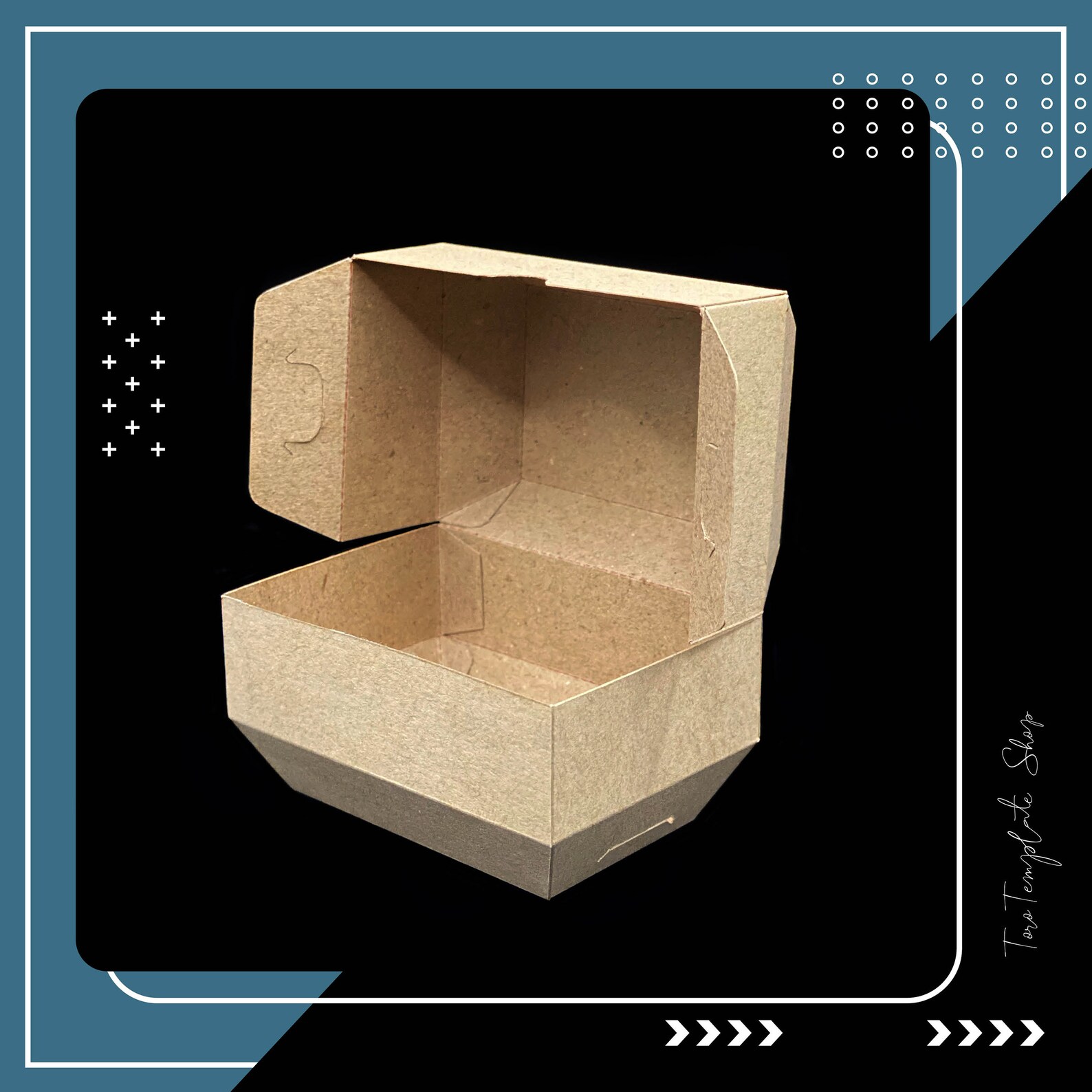 Treasure Box Template, Gift Box Template, Candy Box Template, Cookies ...