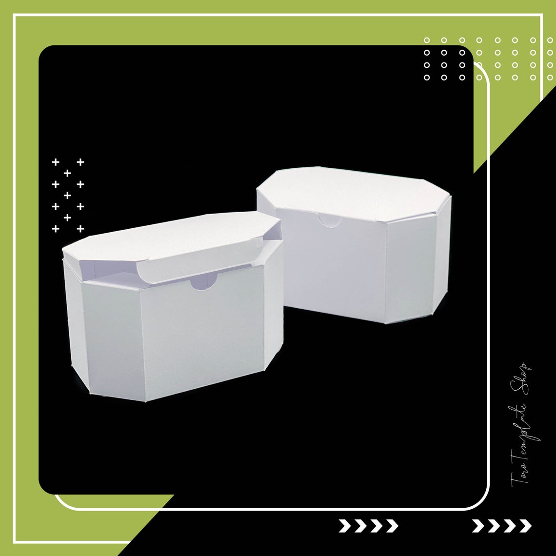 Octagon Box Template, Gift Box Template, Candy Box Template, Jewelrybox ...