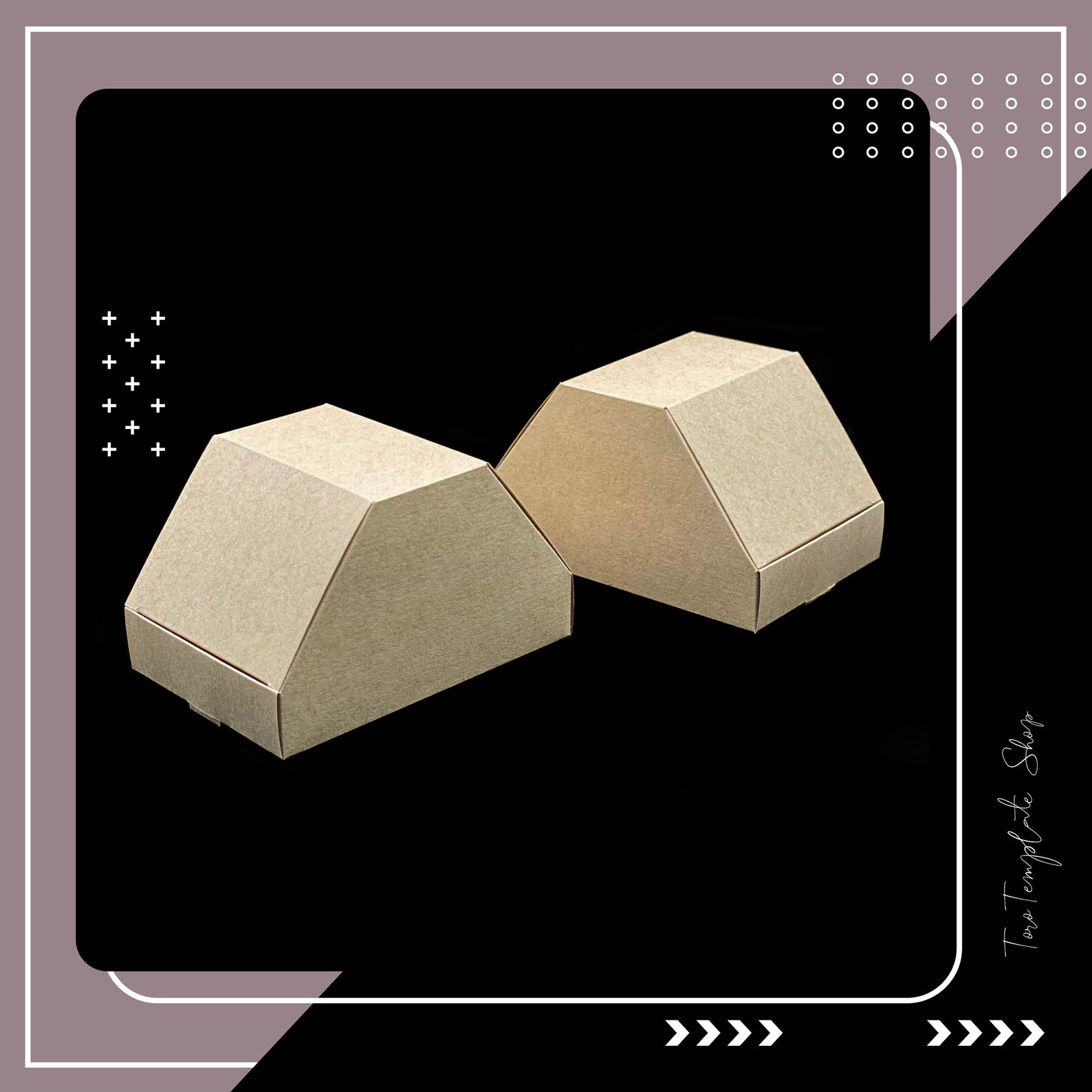 Chest Box Template: Printable Gift/candy/cookie Box (digital Download ...