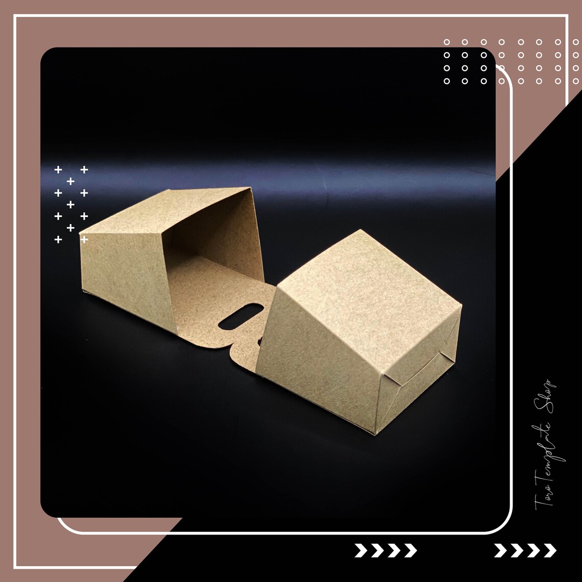 Basket Box Template, Box Template, Gift Box Template, Candy Box ...