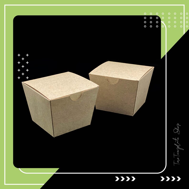 Trapezoid Box Template Gift Box Template Candy Box Template - Etsy