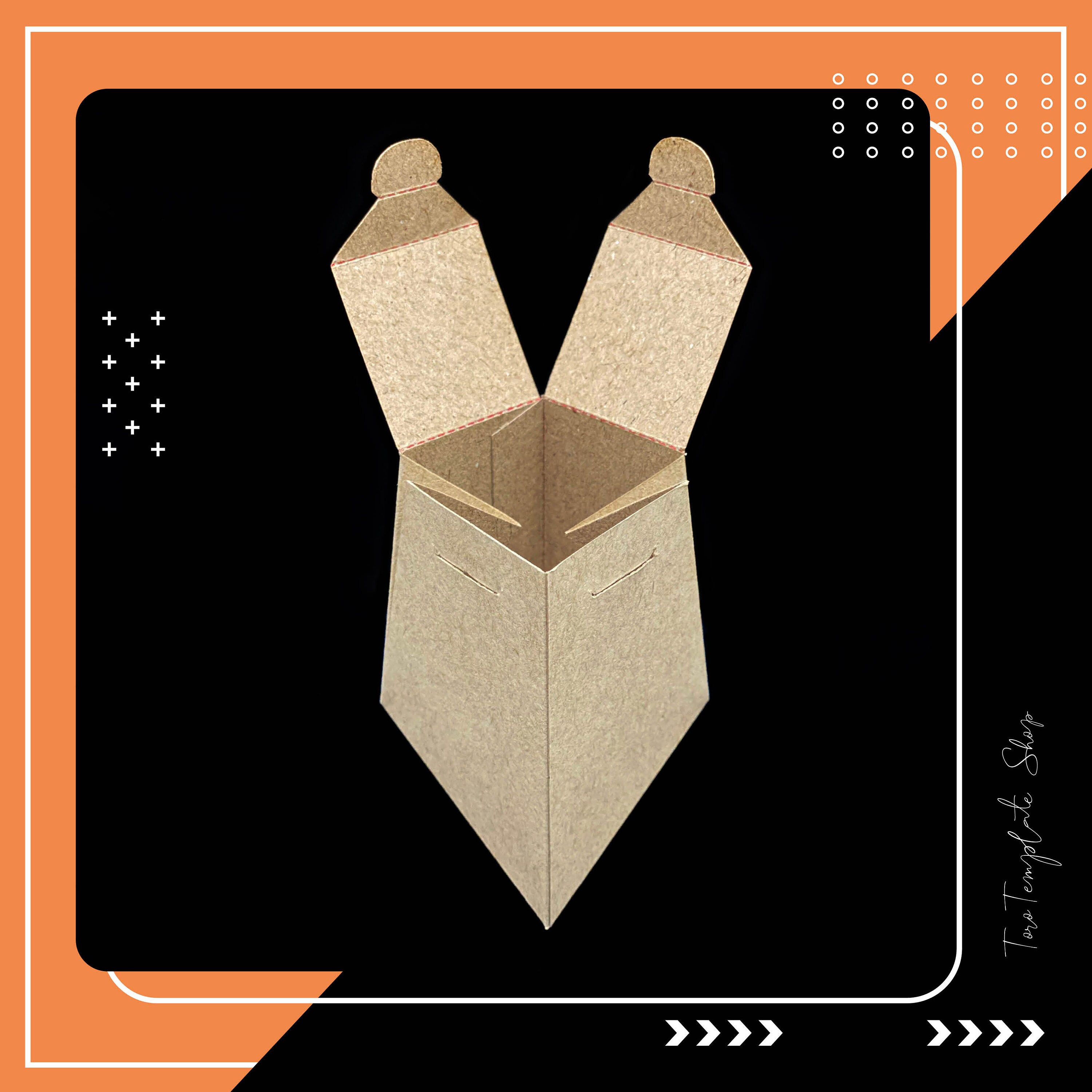 Trapezoid Box Template, Gift Box Template, Candy Box Template ...