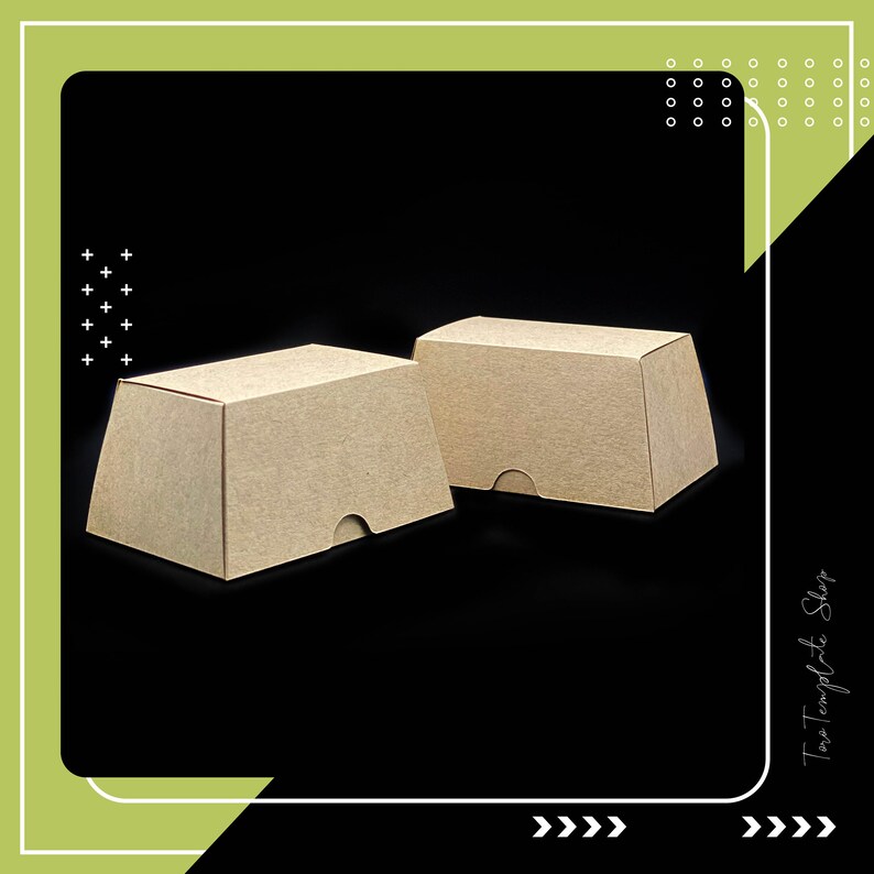 Trapezoid Box Template: Resizeable Gift/candy Box (digital Download) - Etsy