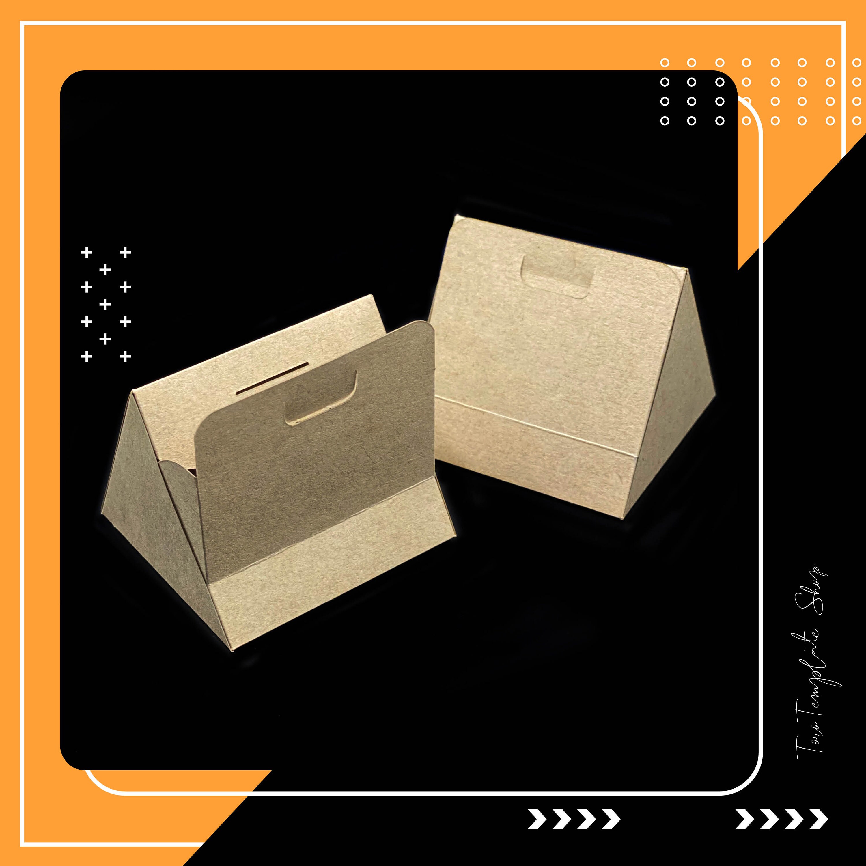 Triangle Box Template T Box Template Candy Box Template Cookies Box Template Resizeable