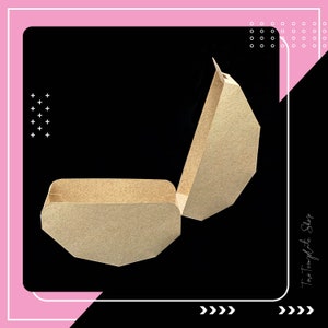 Bomb Shape Box Template, Gift Box Template, Candy Box Template, Cookies ...