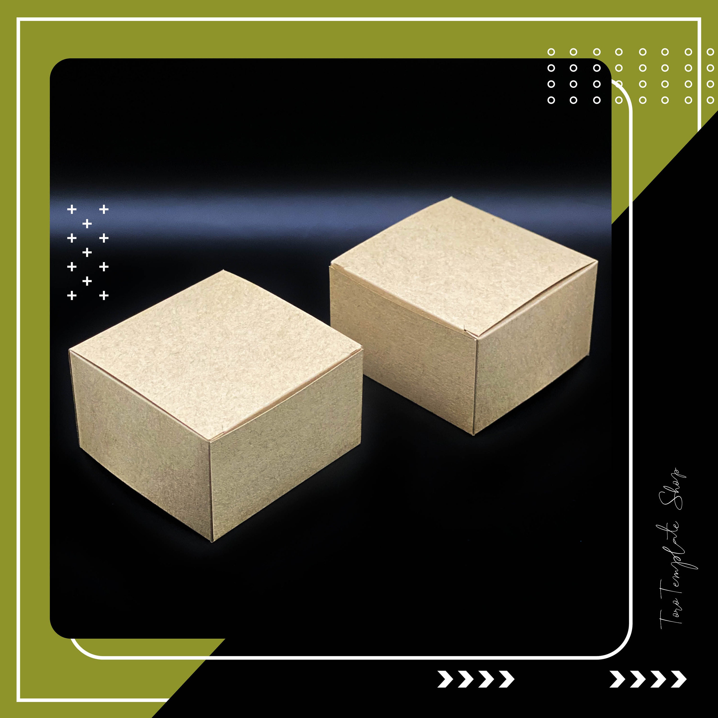 Rectangle Box Template, Curved Box Template, Gift Box Template, Candy ...