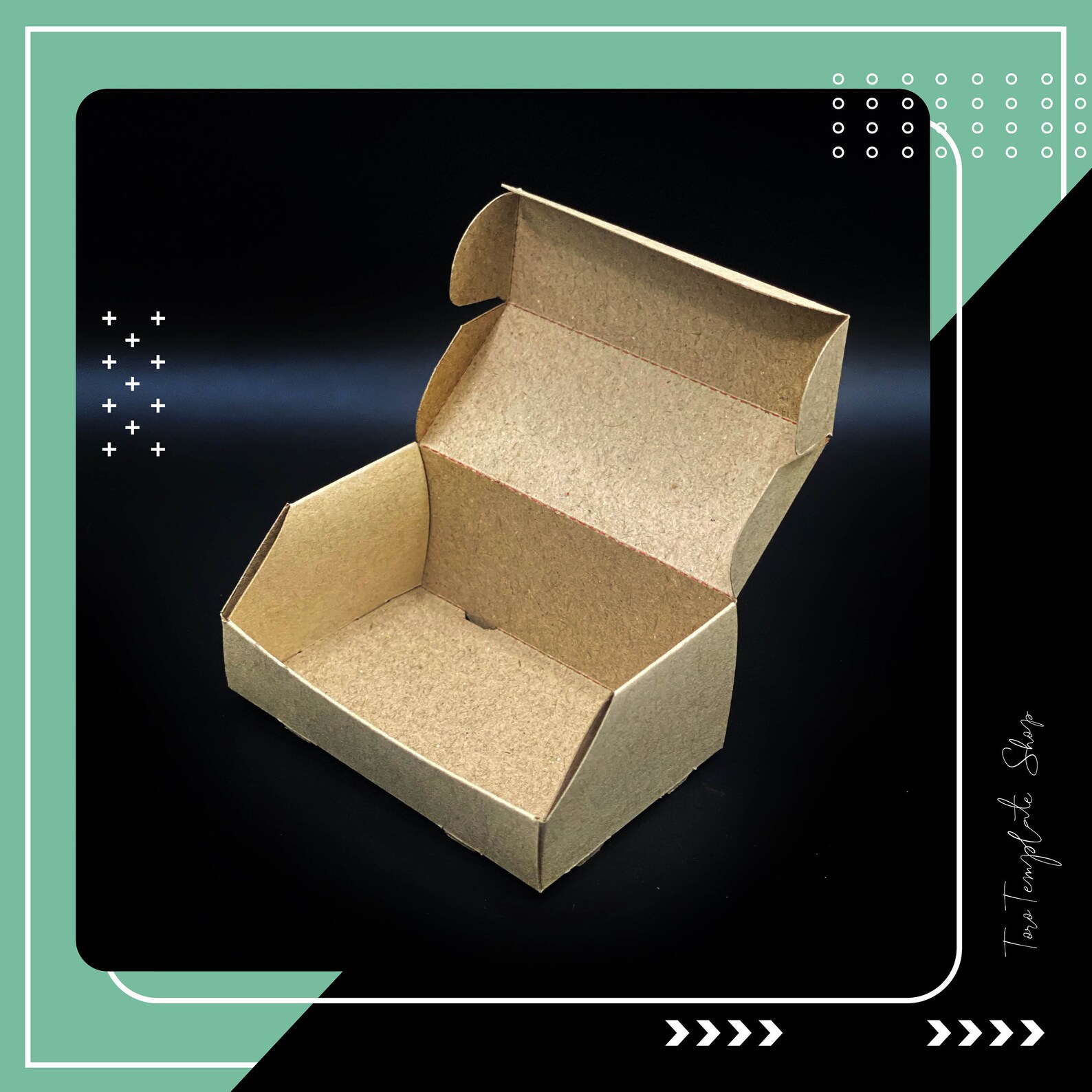 Trapezoid Box Template, Gift Box Template, Candy Box Template, Cookies ...