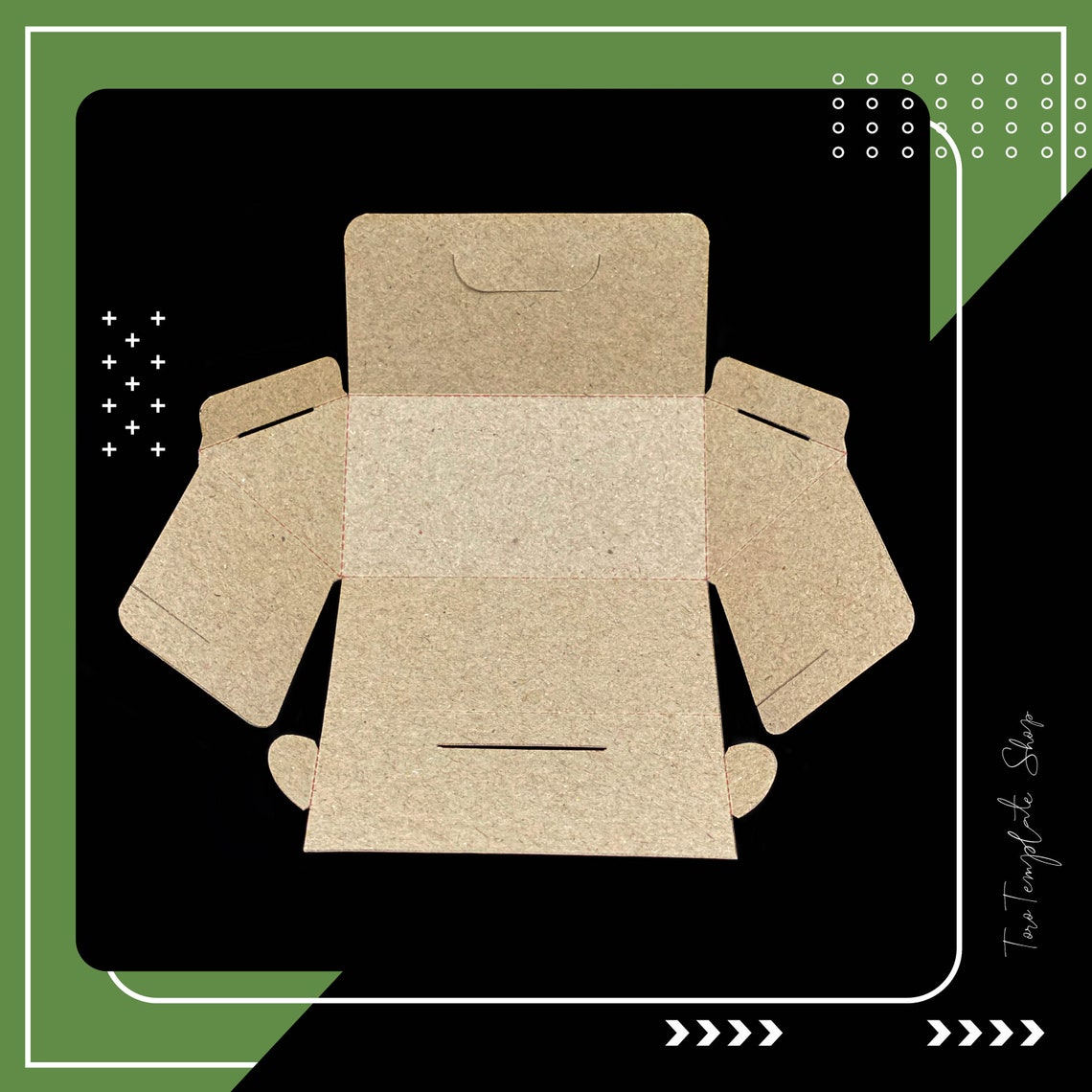 Triangle Box Template, Gift Box Template, Candy Box Template, Cookies ...