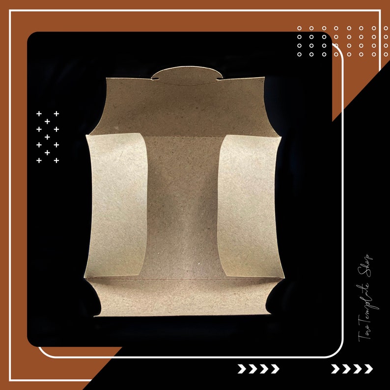 Curved Box Template, Gift Box Template, Candy Box Template, Cookies Box ...