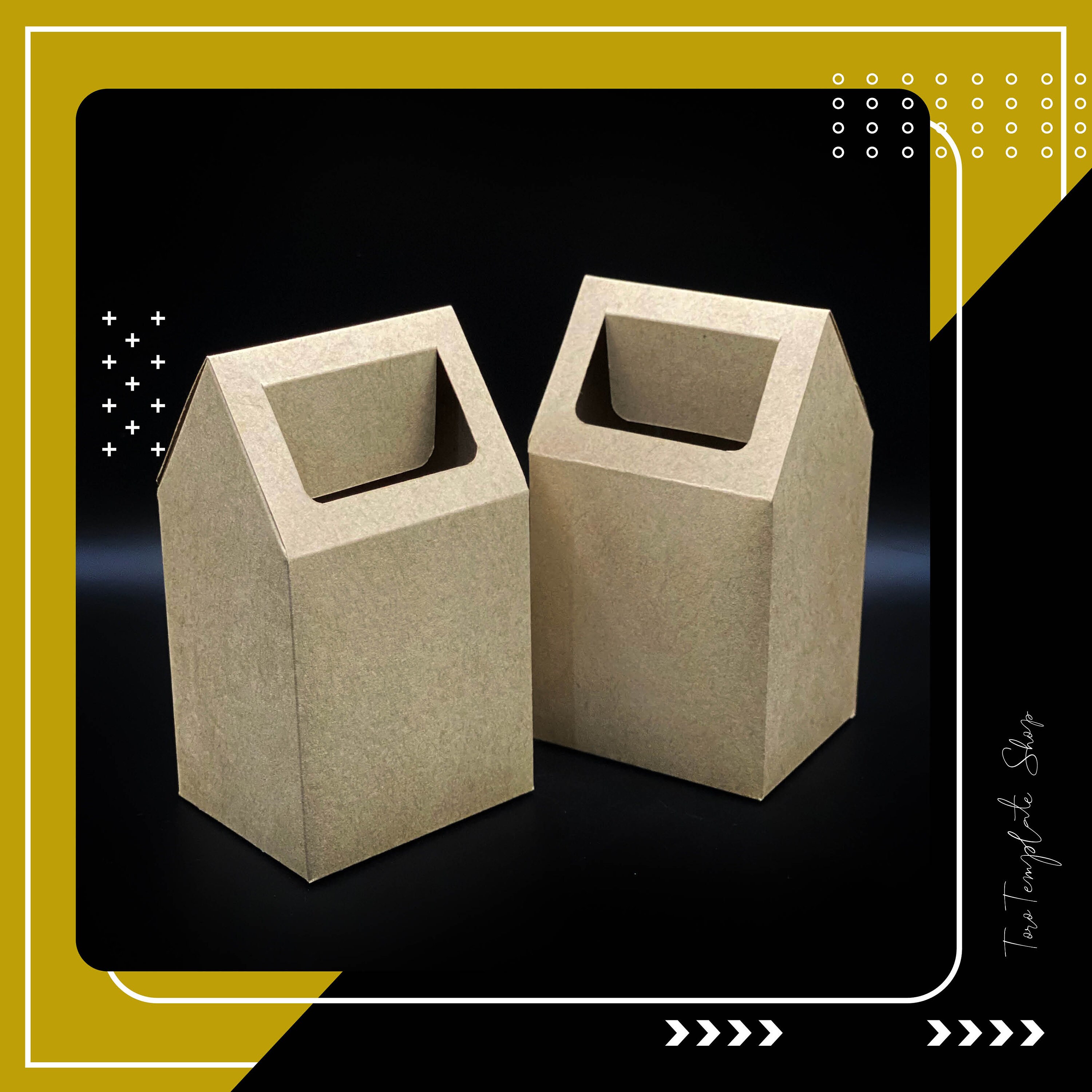 Bin Box Template, Resizeable Template, Printable - Etsy