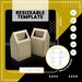 Bin Box Template, Resizeable Template, Printable - Etsy
