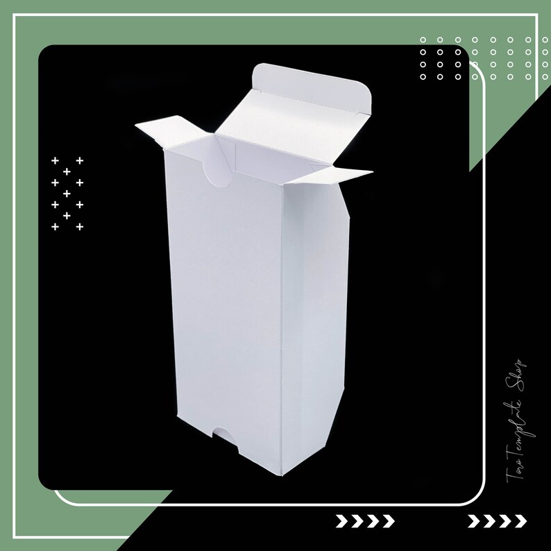 Chamfered Box Template, Gift Box Template, Candy Box Template ...