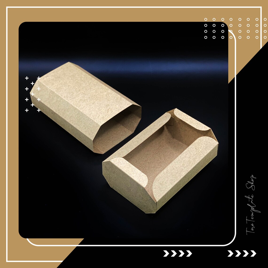 Octagon Drawer Box Template, Cookies Box Template, Gift Box Template ...