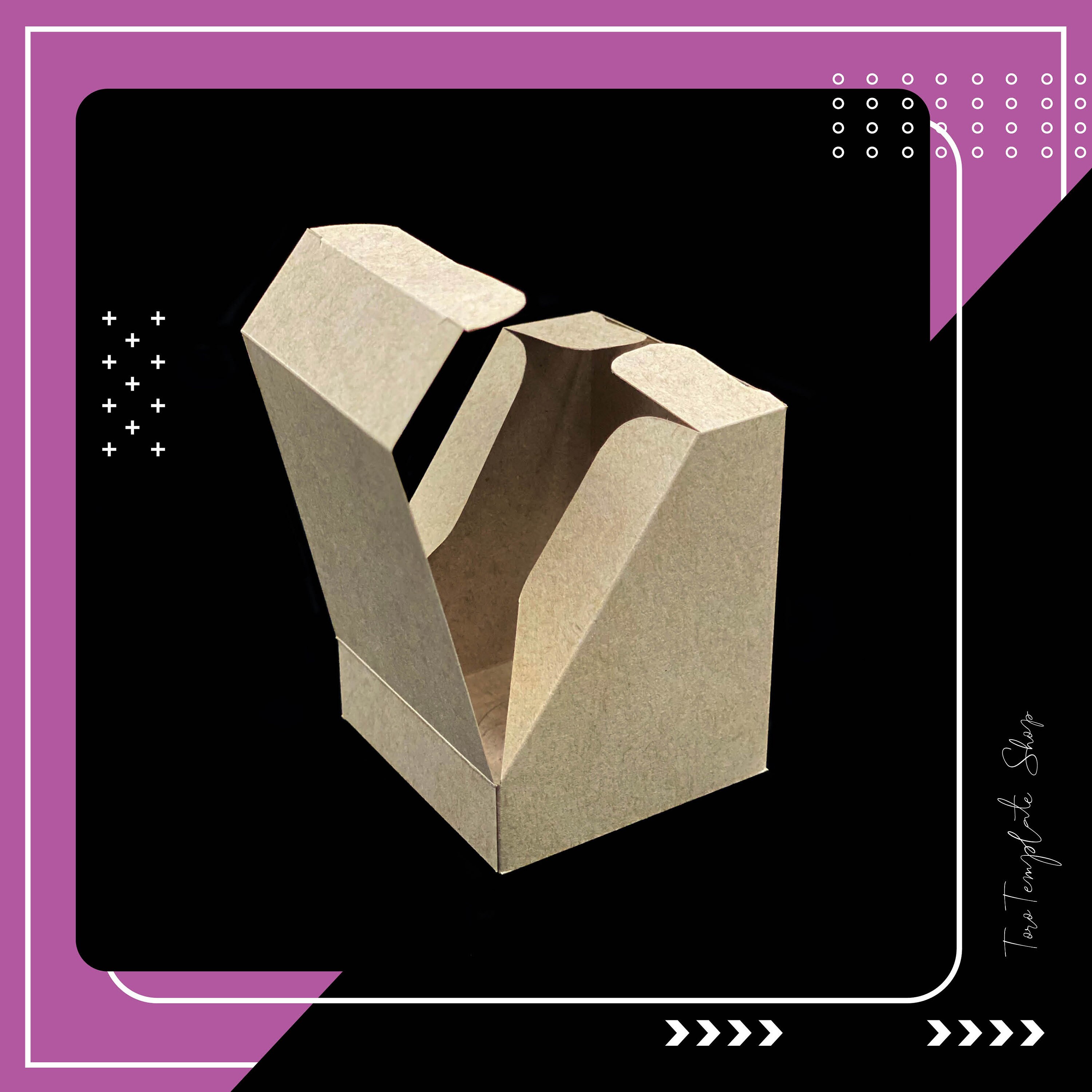 Triangle Box Template T Box Template Candy Box Template Cookies Box Template Resizeable