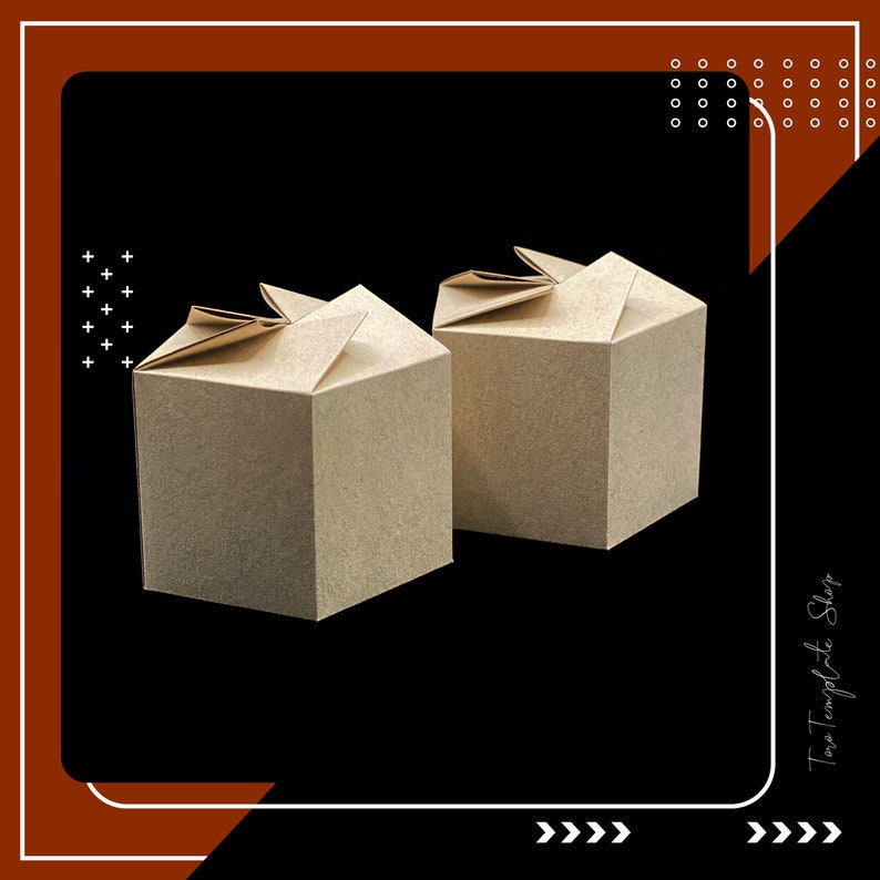 Pentagon Box Template, Gift Box Template, Candy Box Template, Cookies ...