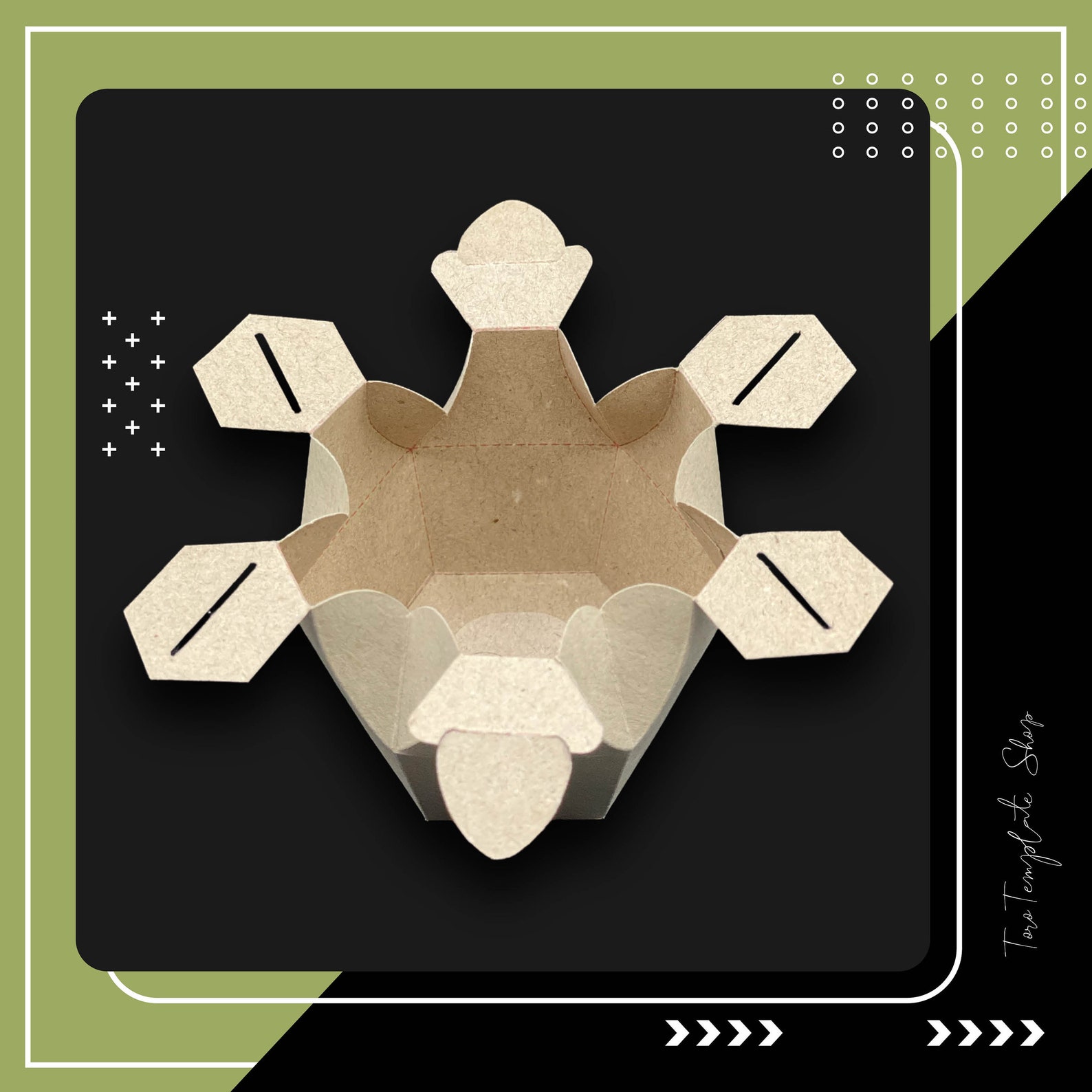 Hexagon Box Template, Curved Box Template, Gift Box Template, Candy Box ...