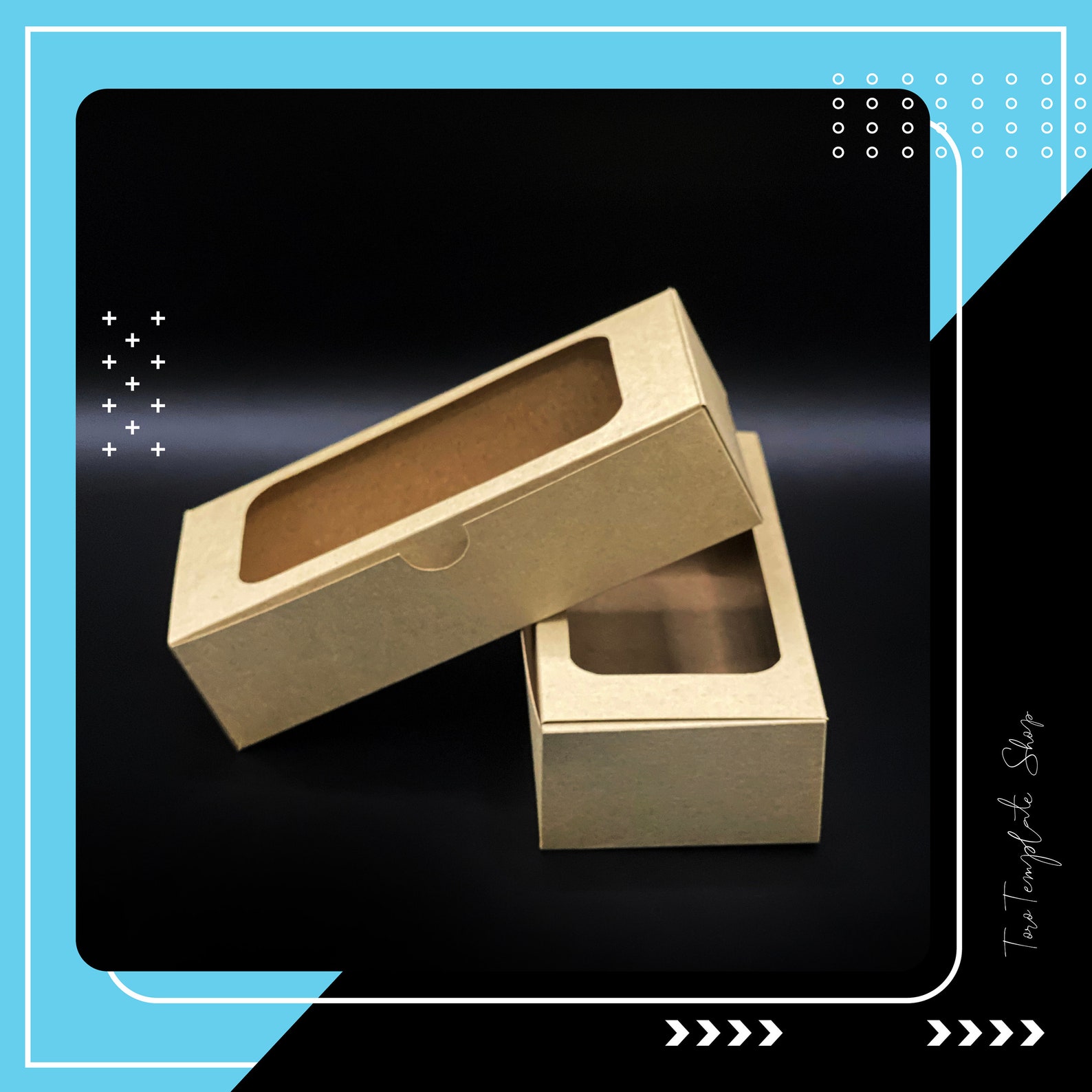 Box Template Cookies Box Template Gift Box Template Candy | Etsy