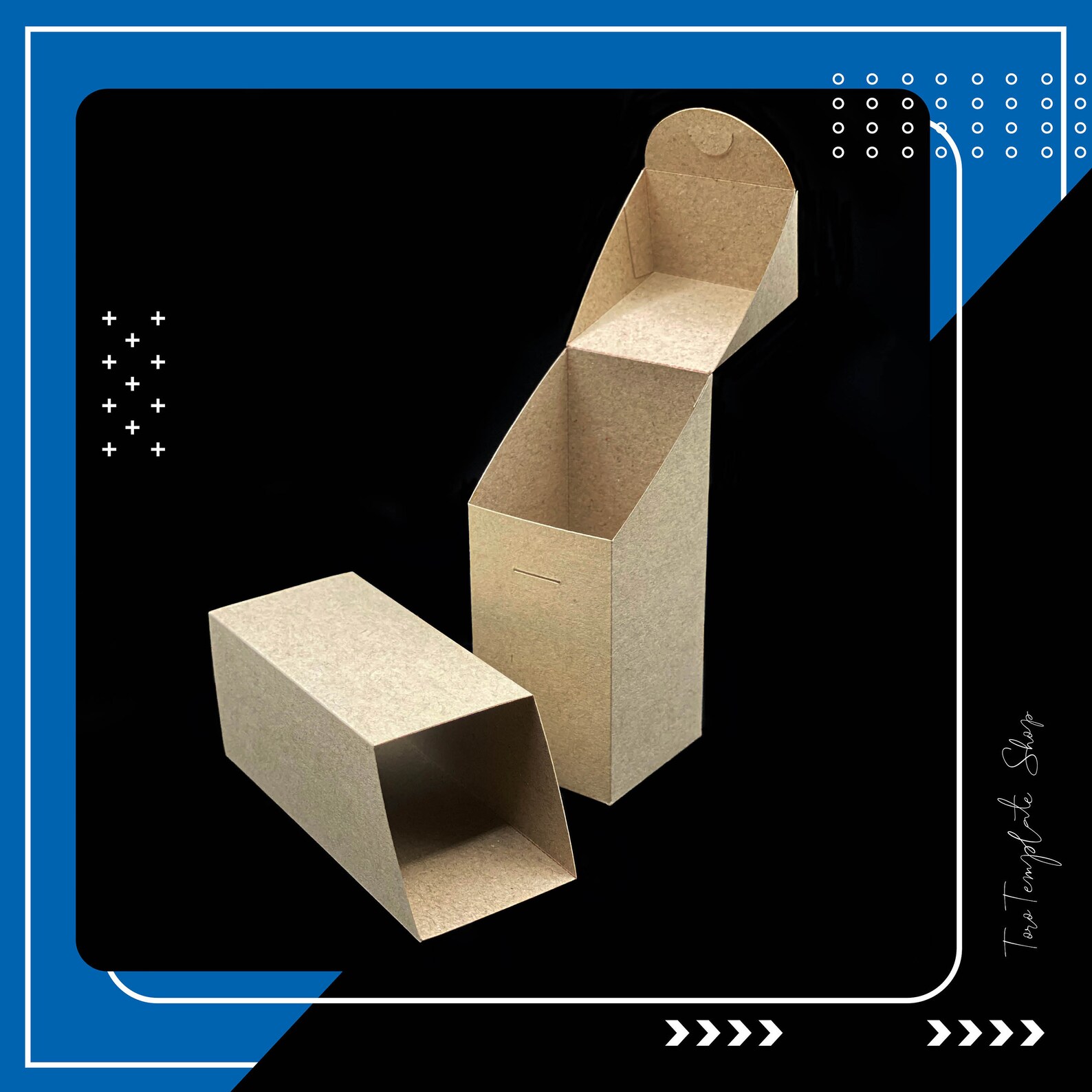 Rectangle Box Template Gift Box Template Candy Box Template - Etsy