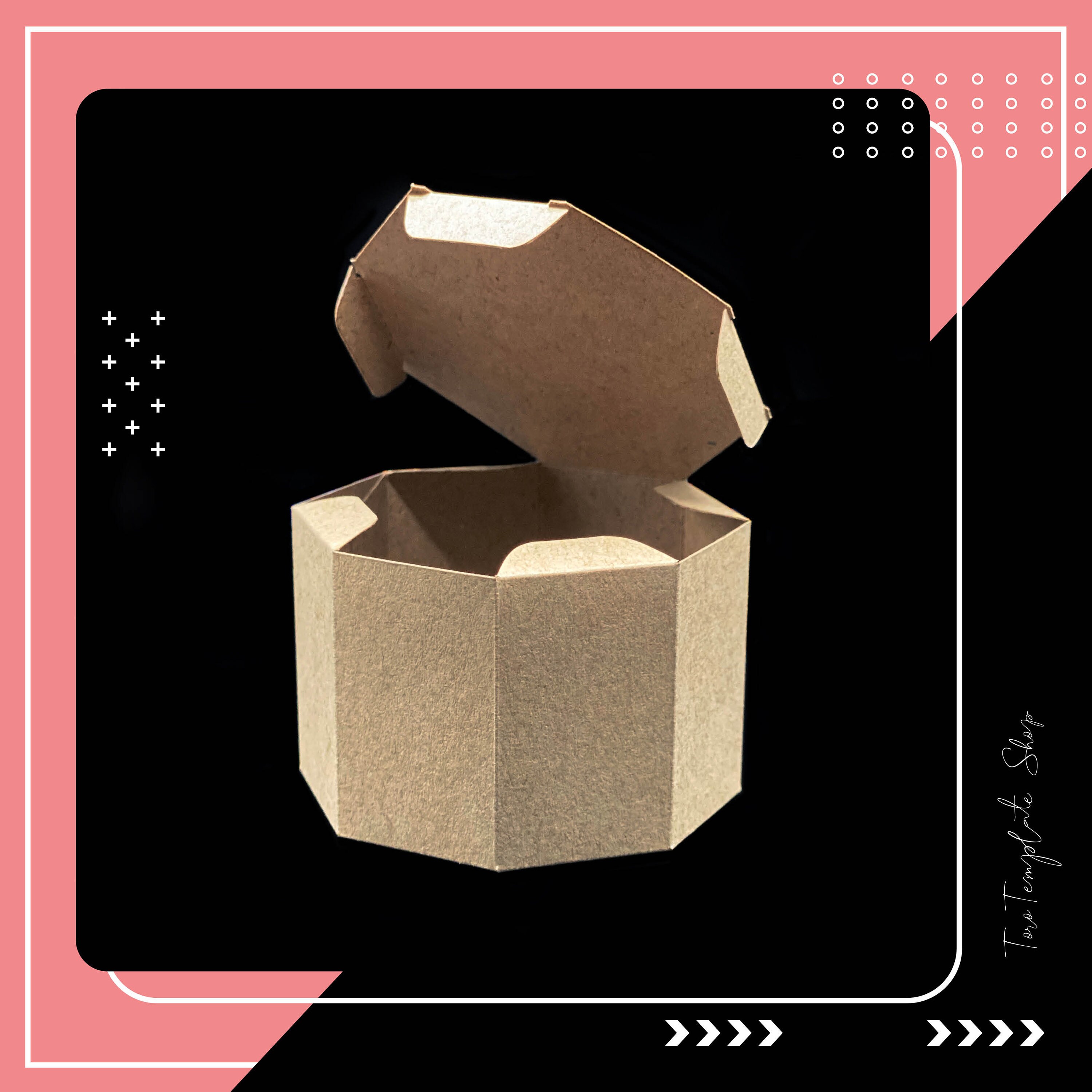 Octagon Box Template Gift Box Template Candy Box Template - Etsy