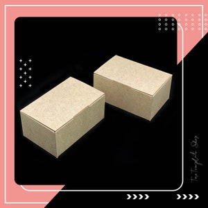 Rectangle Box Template Cookies Box Template Gift Box - Etsy