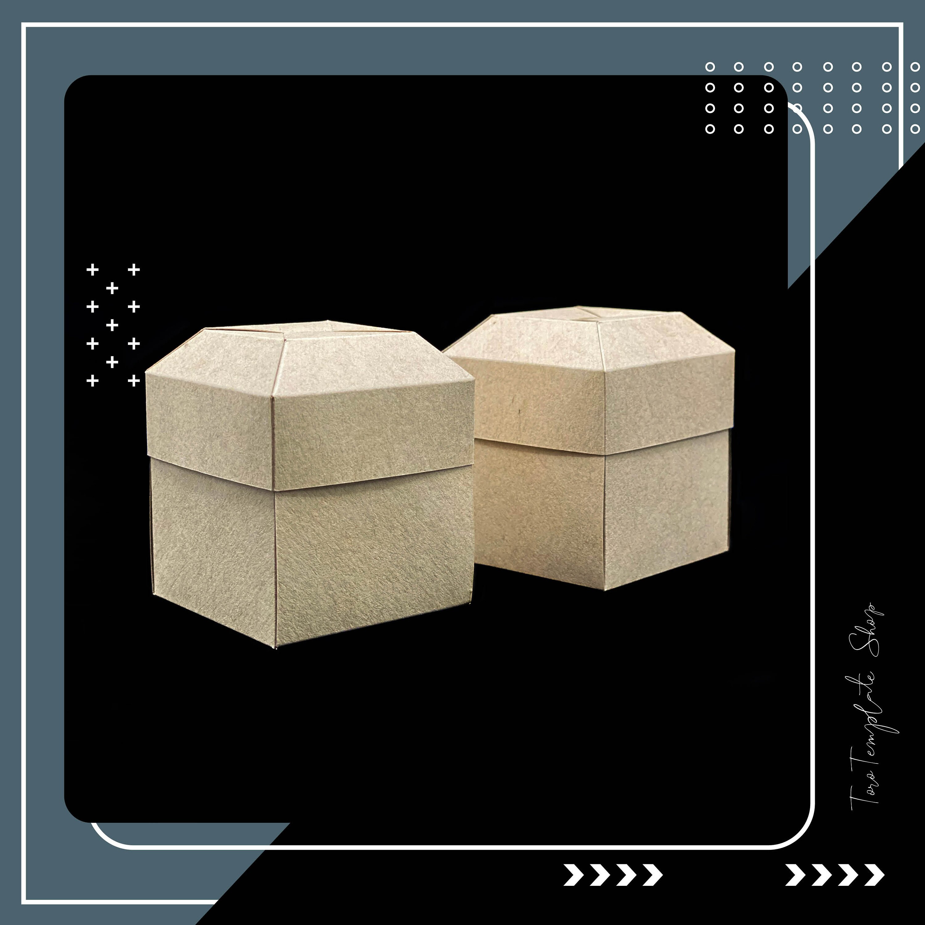 Box With Lid Template, Gift Box Template, Candy Box Template, Cookies ...