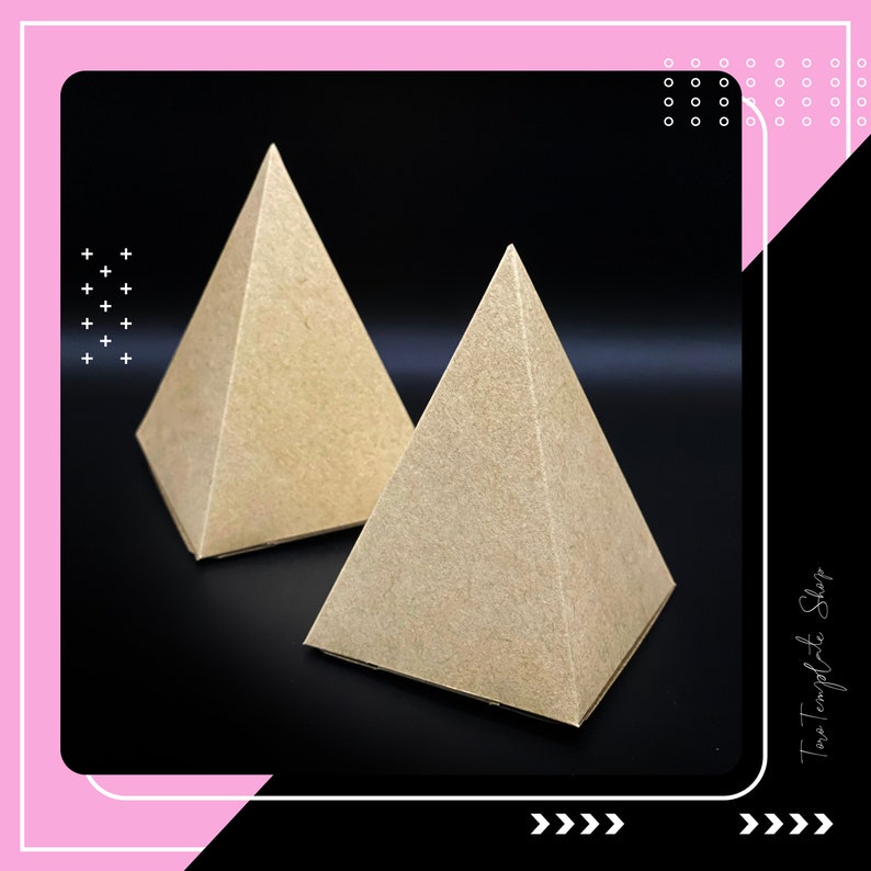 Pyramid Box Template, Box Template, Cookies Box Template, Gift Box ...