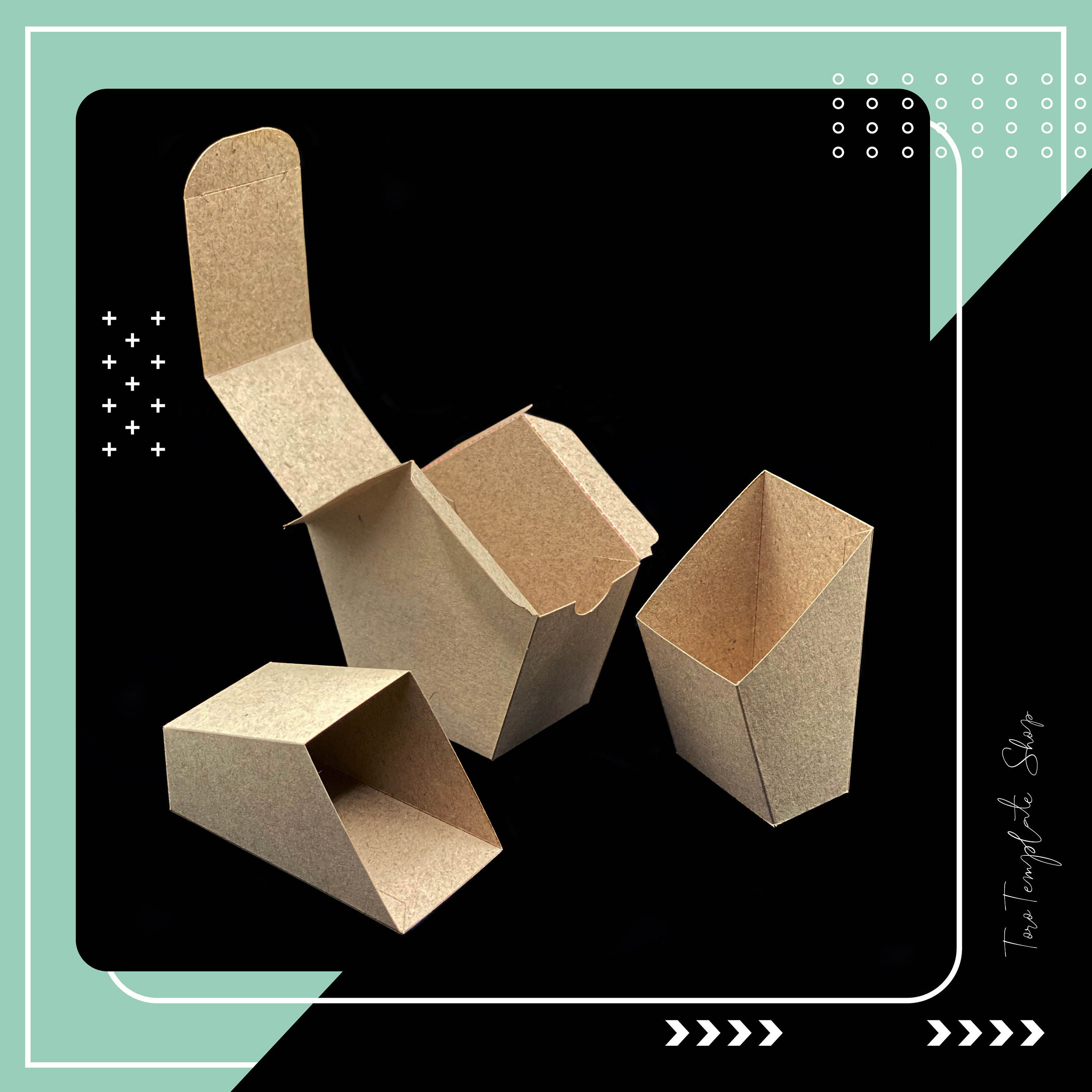 Pentagon Box Template, Gift Box Template, Candy Box Template ...