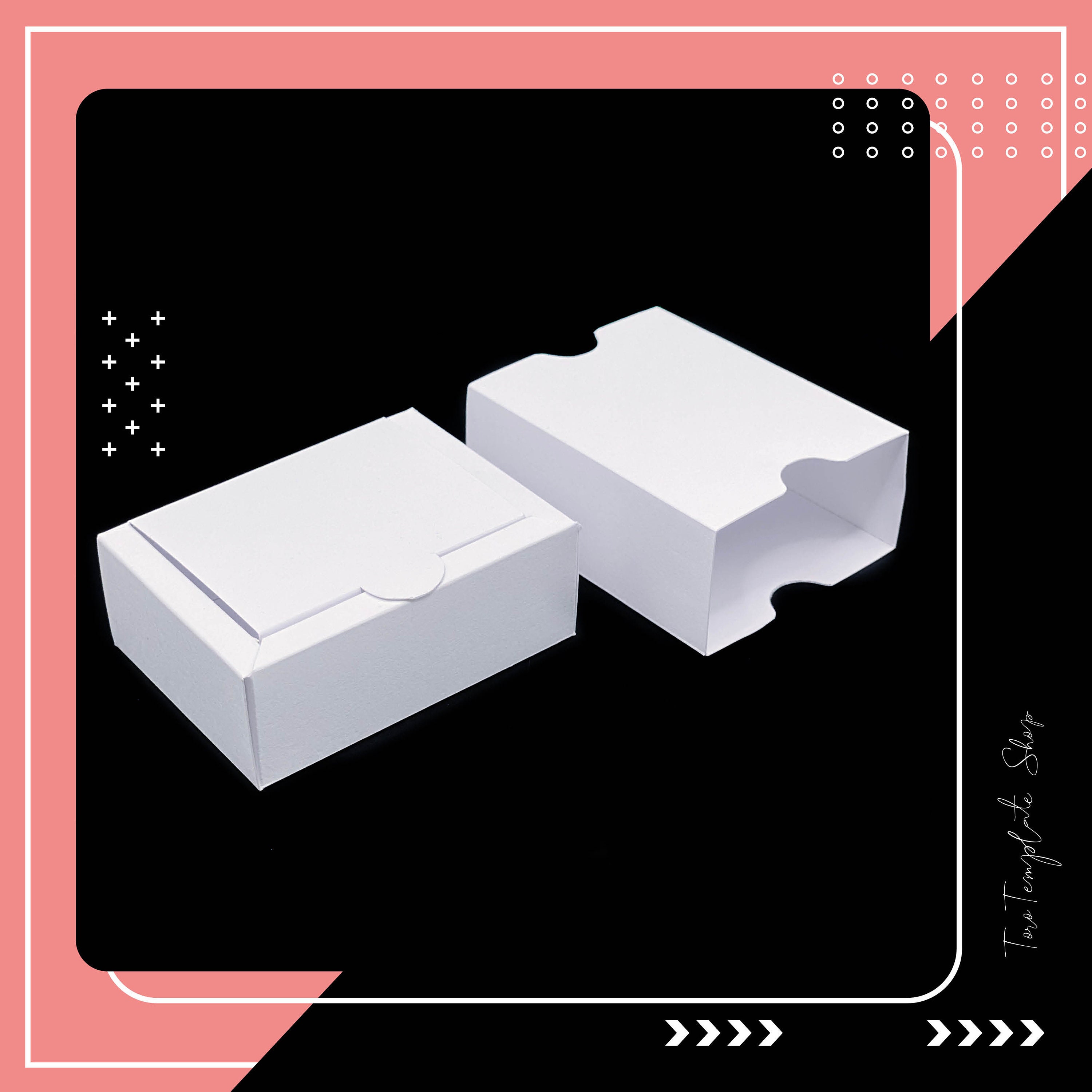 Drawer Box Template, Gift Box Template, Candy Box Template, Resizeable ...