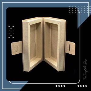 Resizeable Book/candy Box Template: Printable Gift Box (digital ...