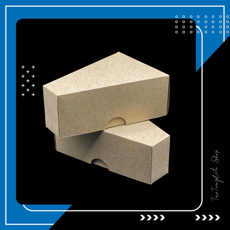 Triangle Gift Box Template: Candy & Cookie Box (digital Download) - Etsy