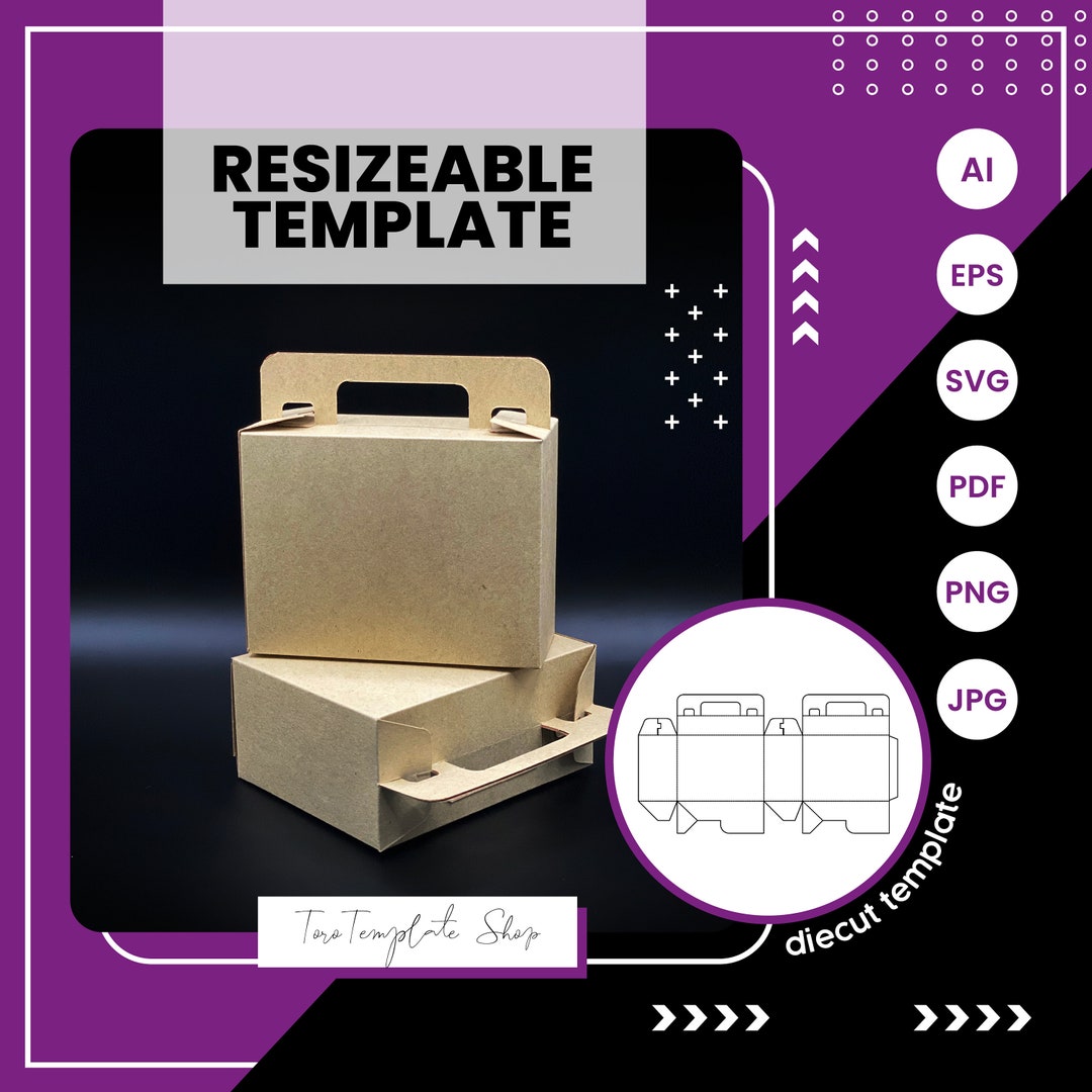 Box Template, Cookies Box Template, Gift Box Template, Candy Box ...