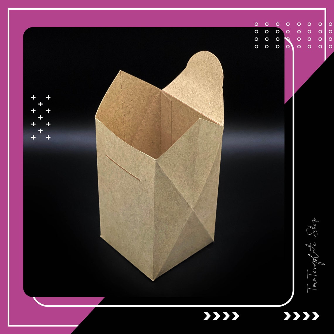 Box Template Cookies Box Template Gift Box Template Candy - Etsy