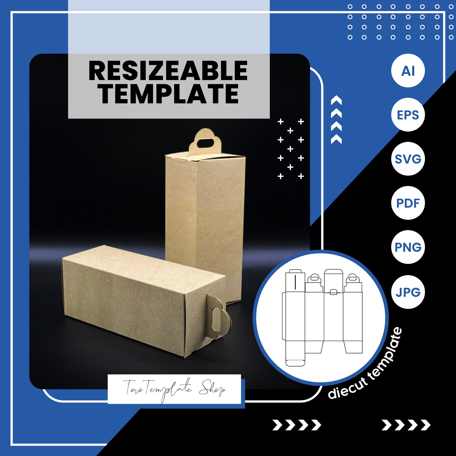 Box Template, Cookies Box Template, Gift Box Template, Candy Box ...