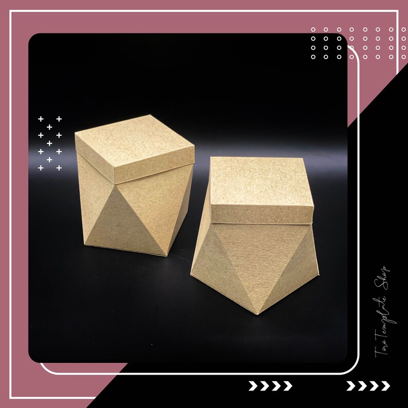 Octagon Box Template, Box Template, Cookies Box Template, Gift Box ...