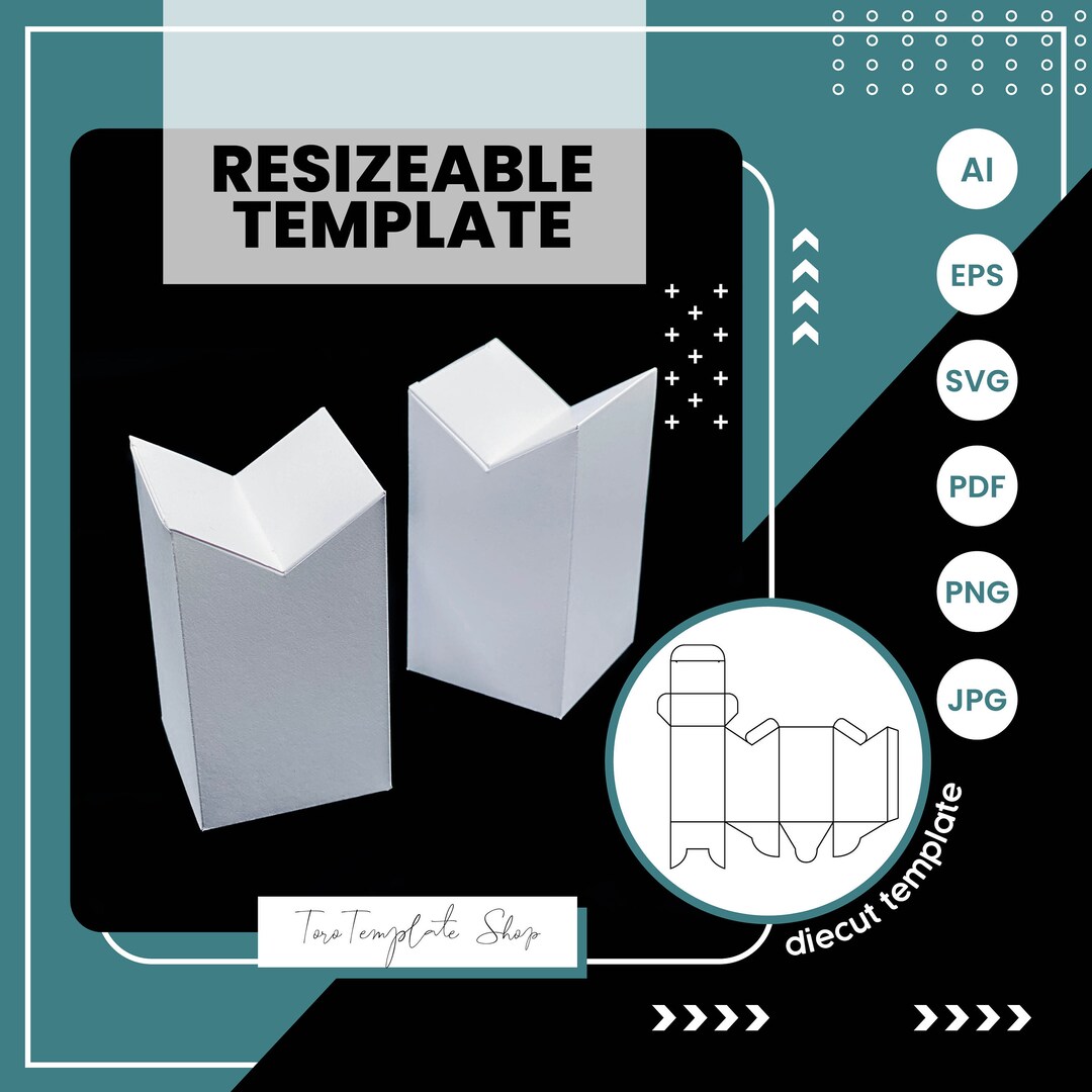 Box Template, Gift Box Template, Candy Box Template, Cookies Box ...