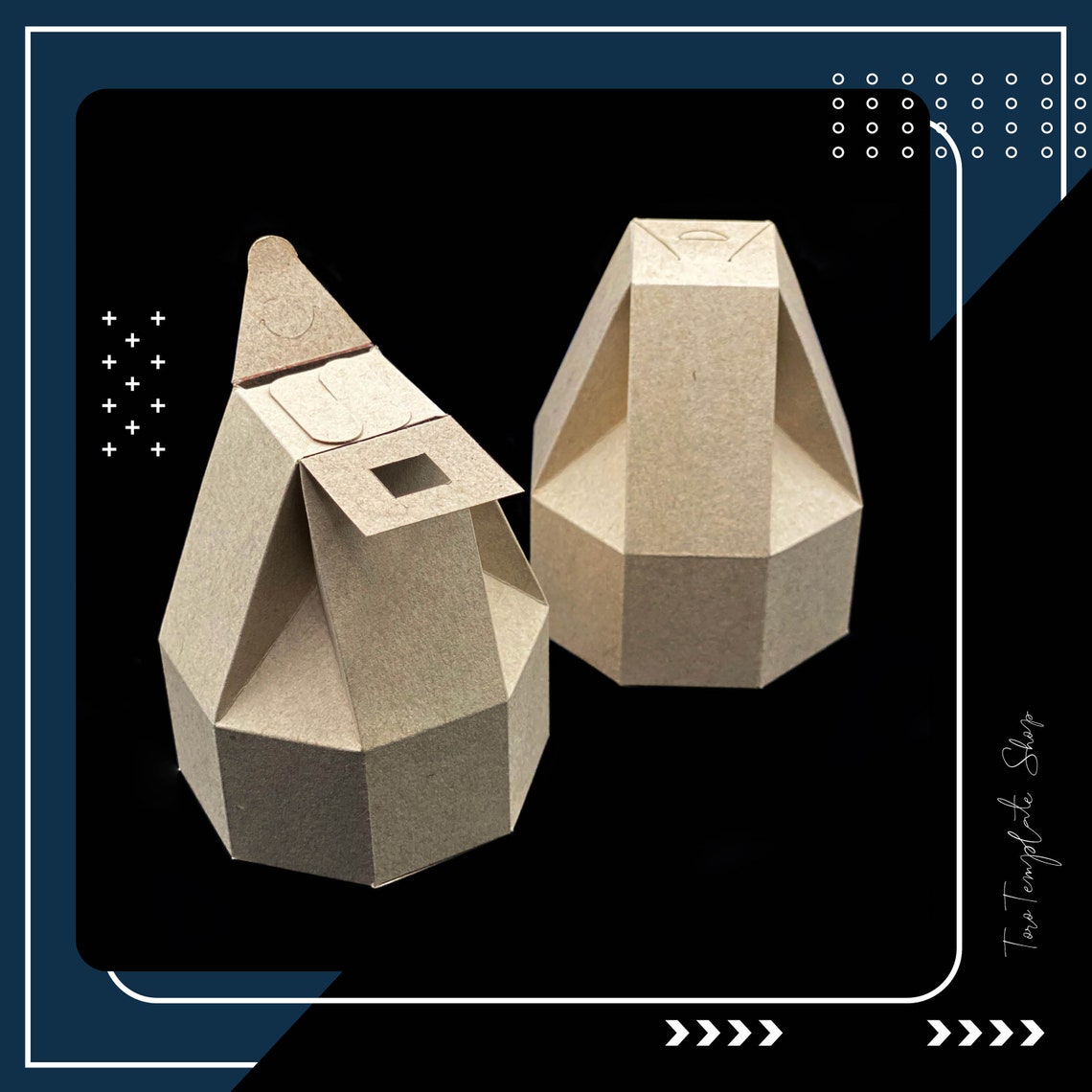 Octagon Box Template, Gift Box Template, Candy Box Template, Cookies ...