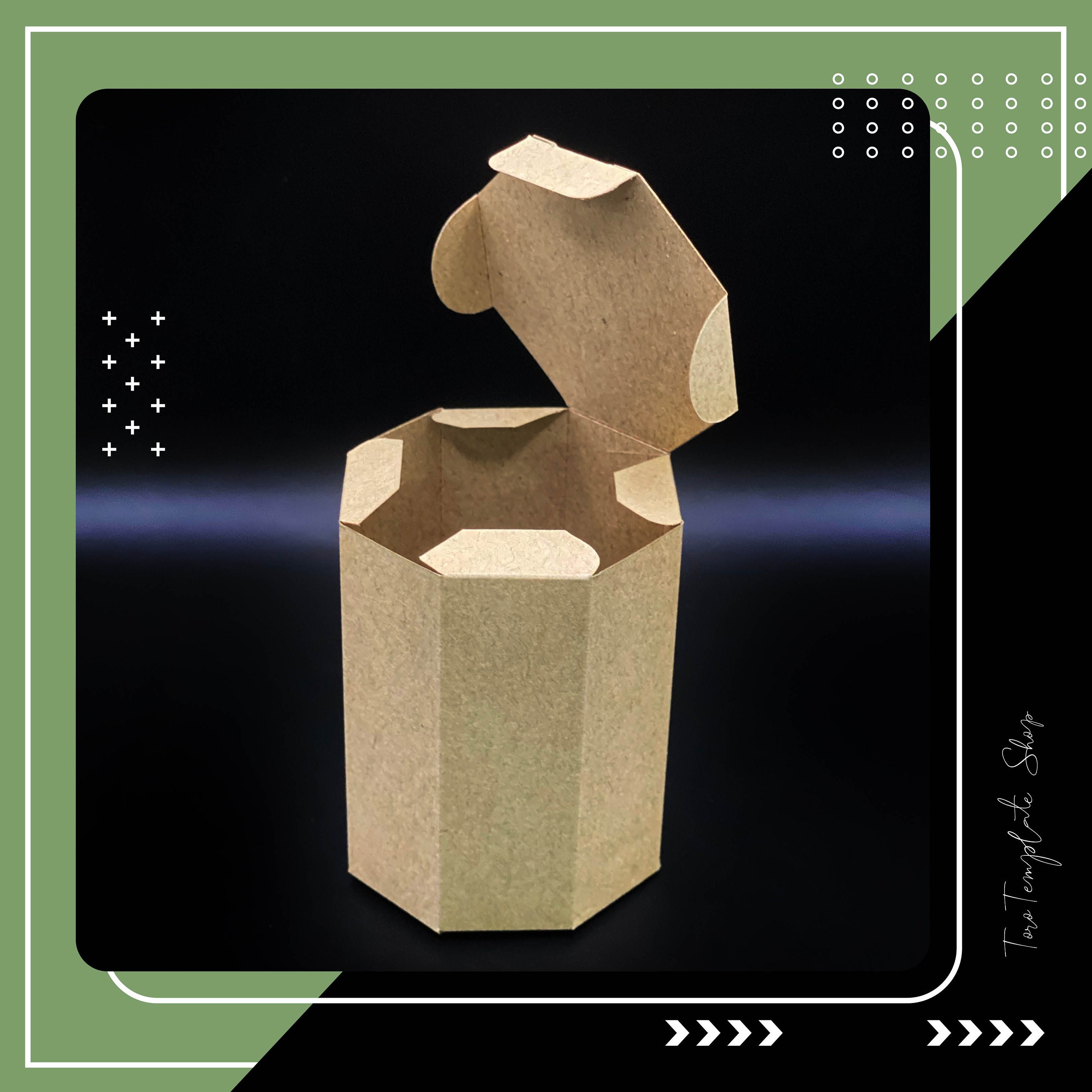 Octagon Box Template, Cookies Box Template, Gift Box Template, Candy ...